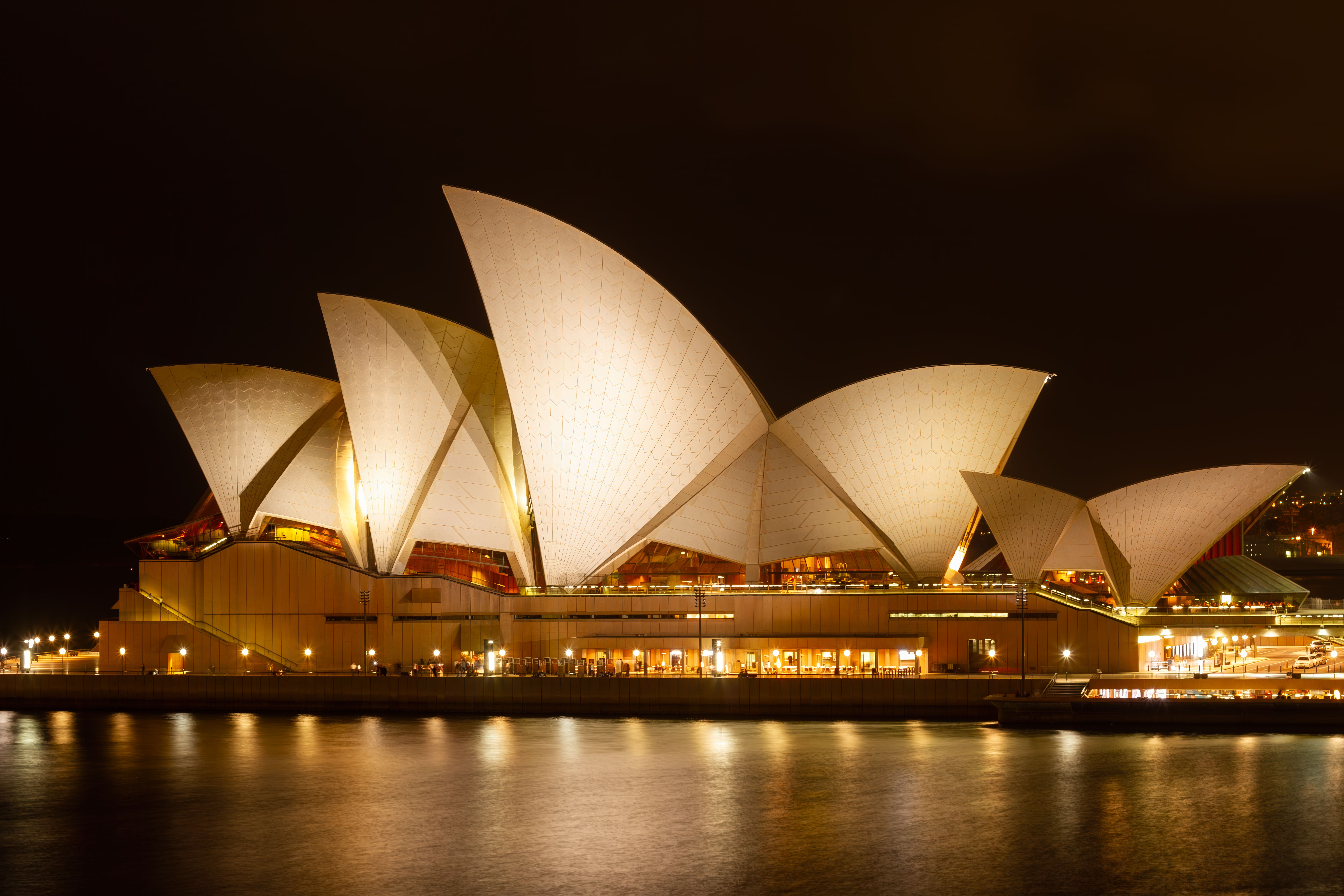 Sydney Opera House at Night - Iconic Landmark · Free Stock Photo
