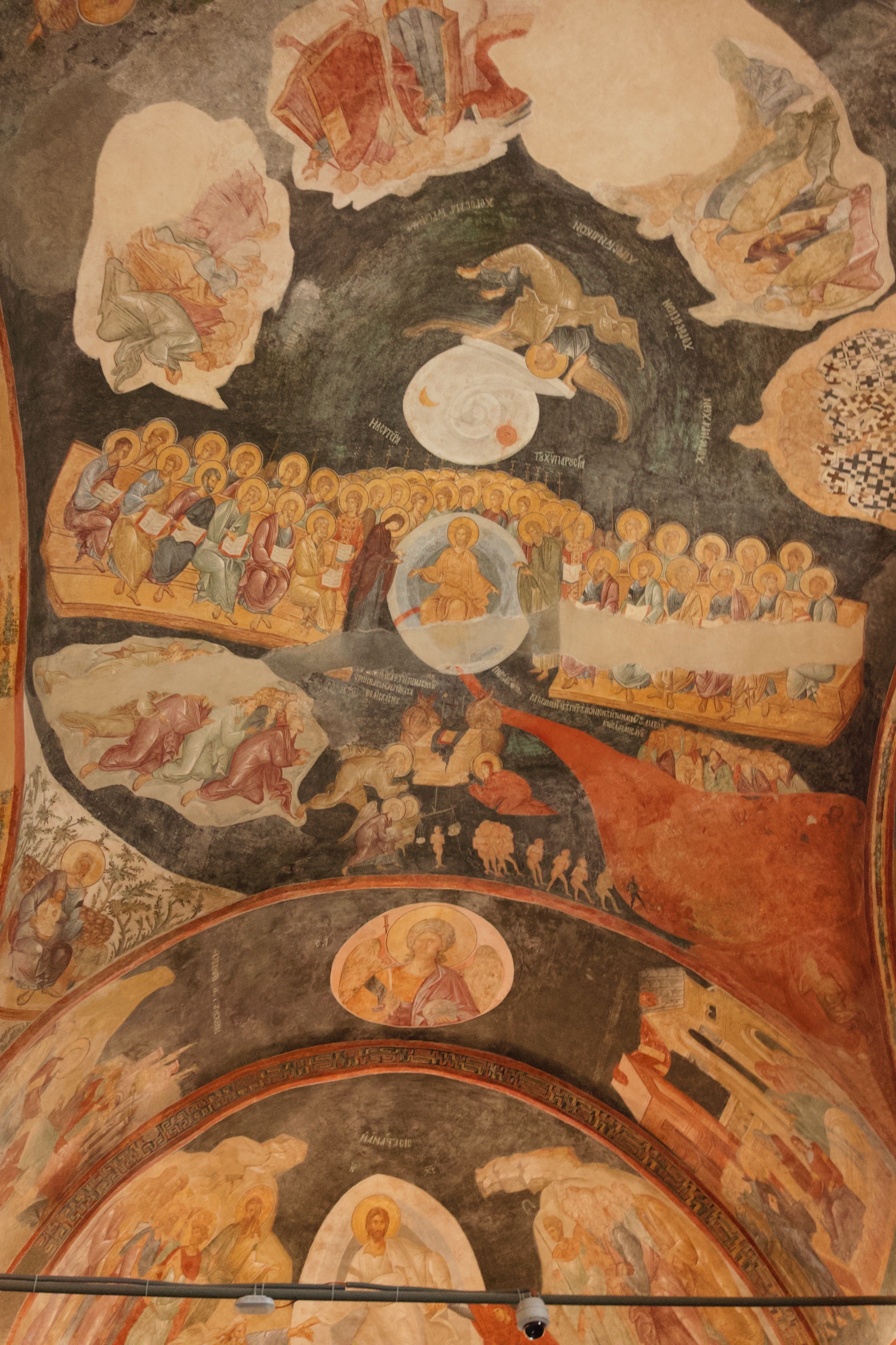 Intricate Religious Fresco Artwork on Church Ceiling · Free Stock Photo