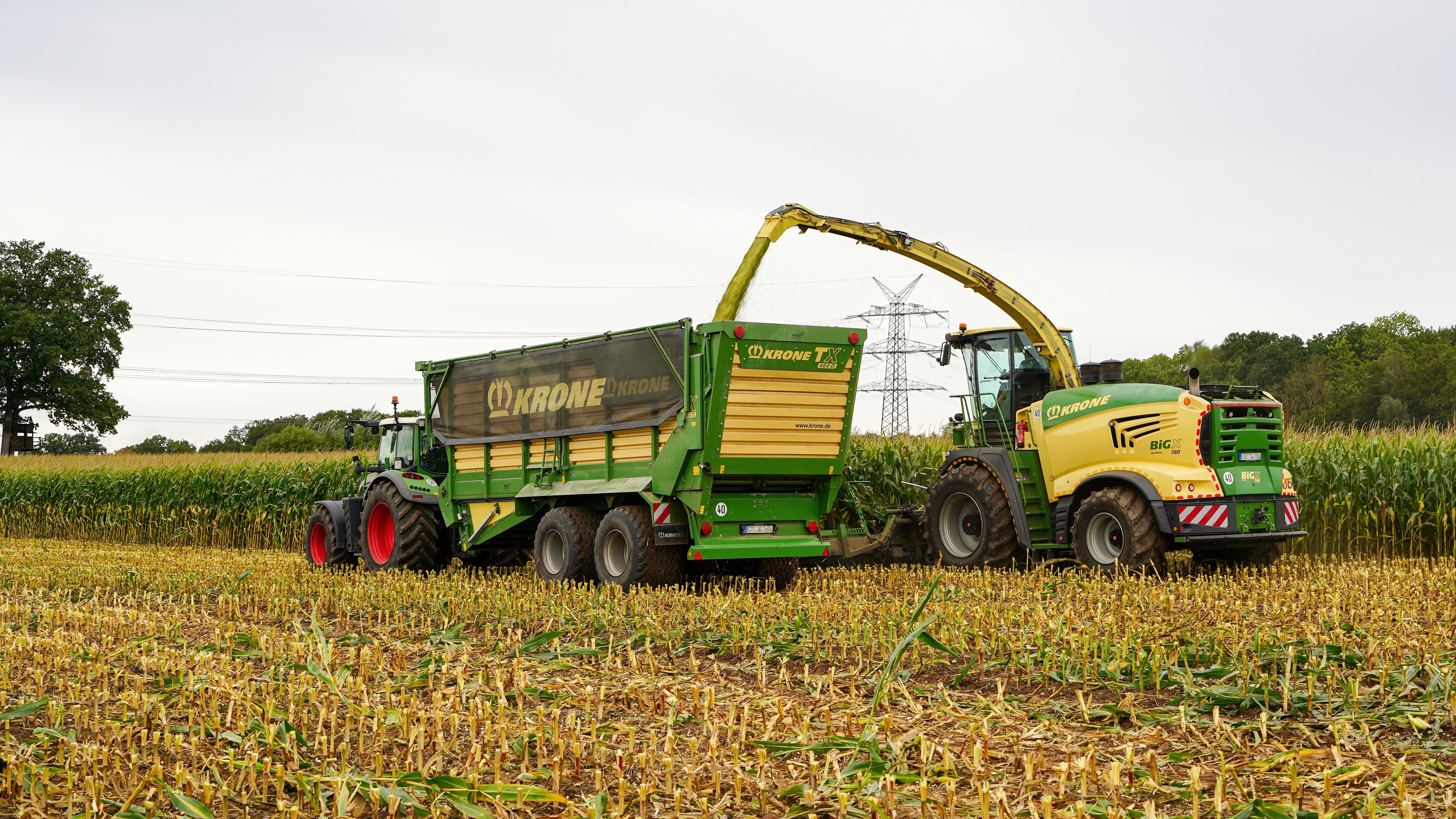 Tractor Harvesting Corn in Lütau, Germany · Free Stock Photo