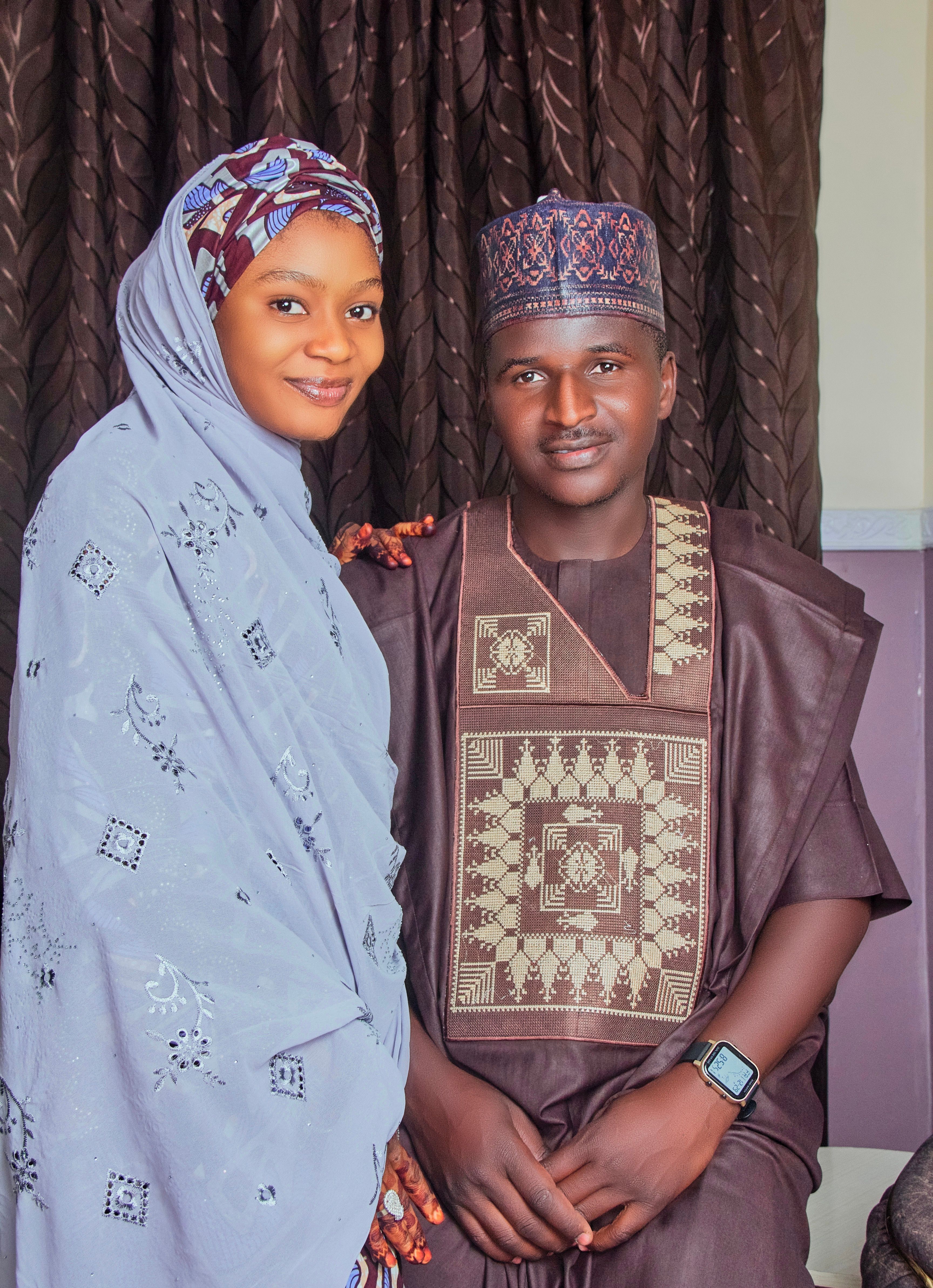 Traditional Hausa Attire in Vibrant African Wedding · Free Stock Photo