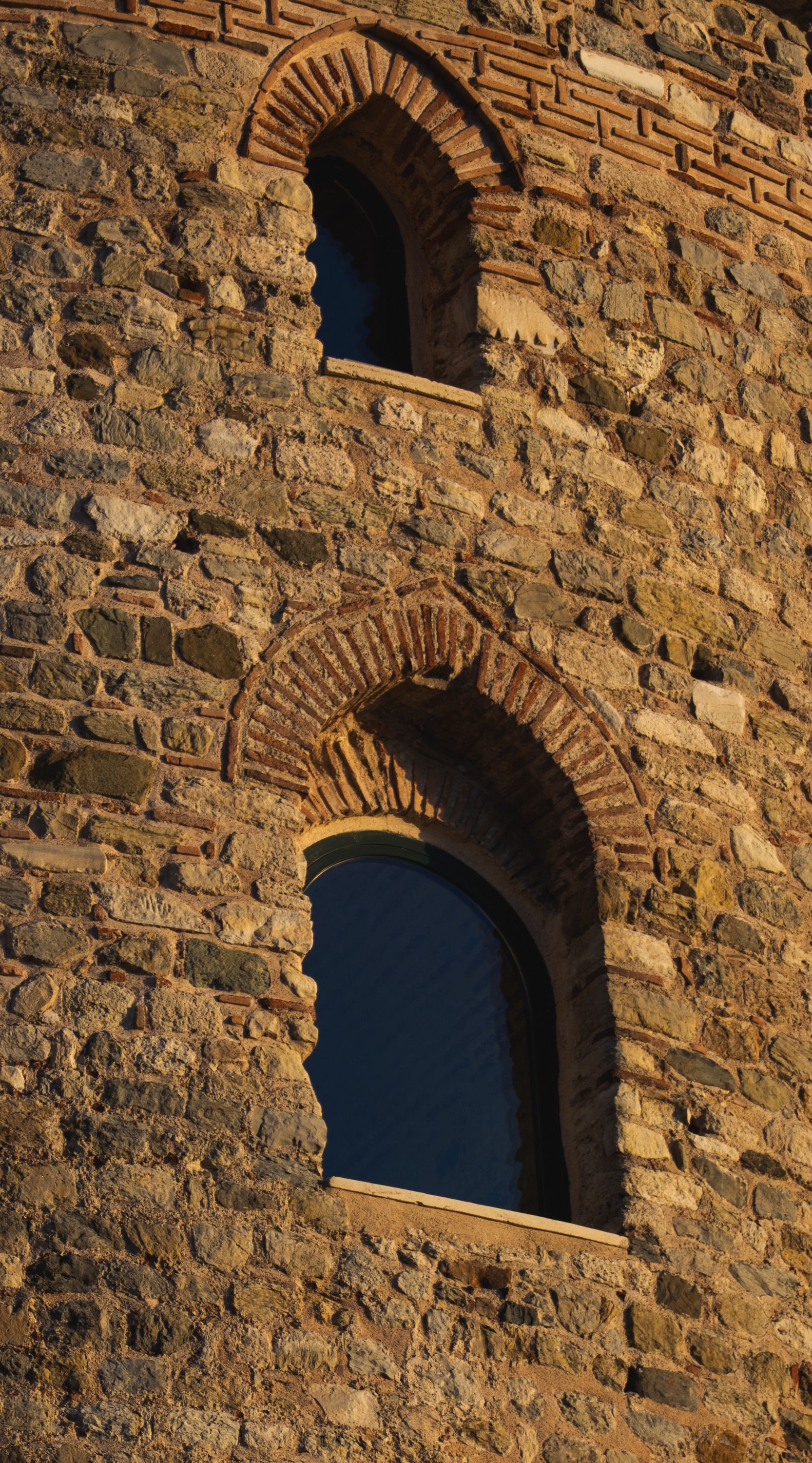 Medieval Stone Tower with Arched Windows · Free Stock Photo