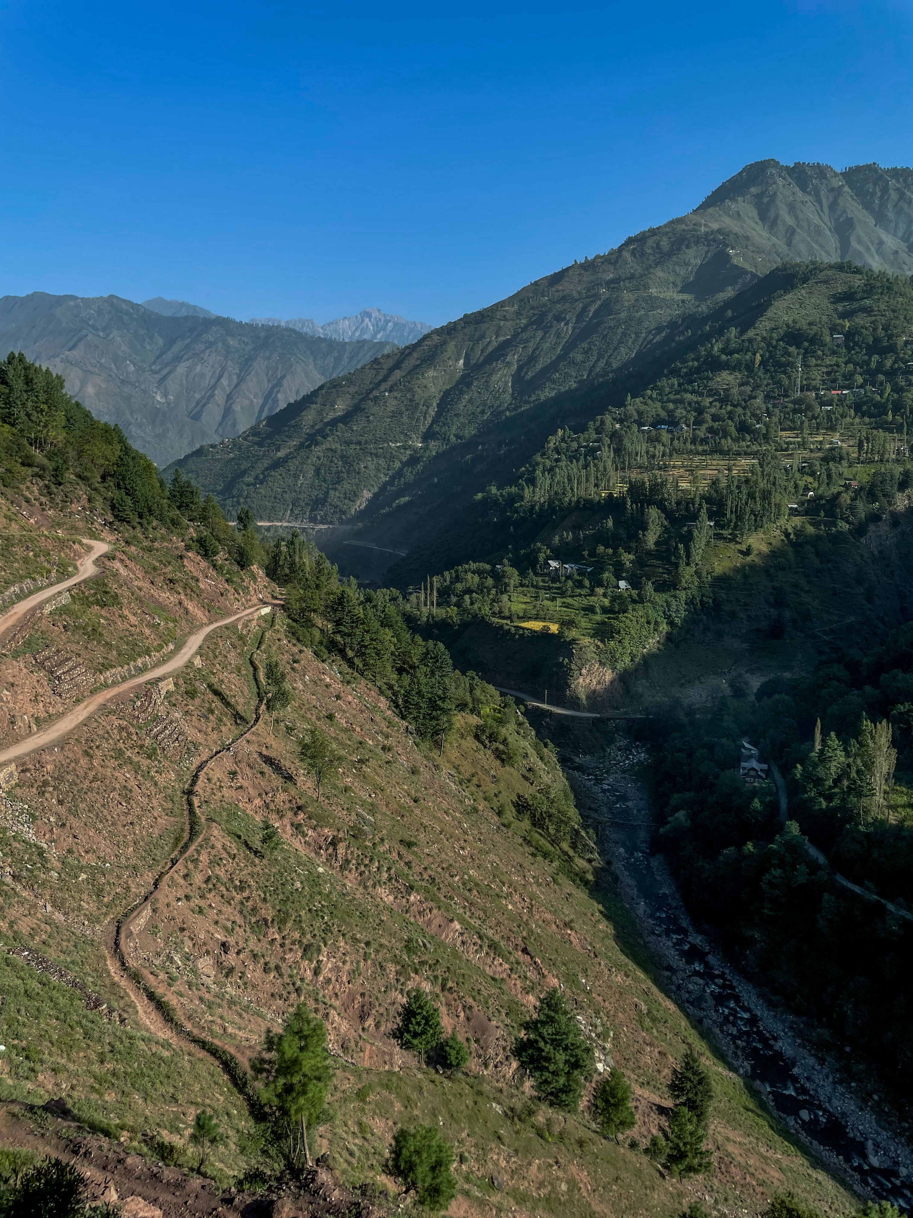 Stunning Mountainous Landscape with Winding Paths · Free Stock Photo