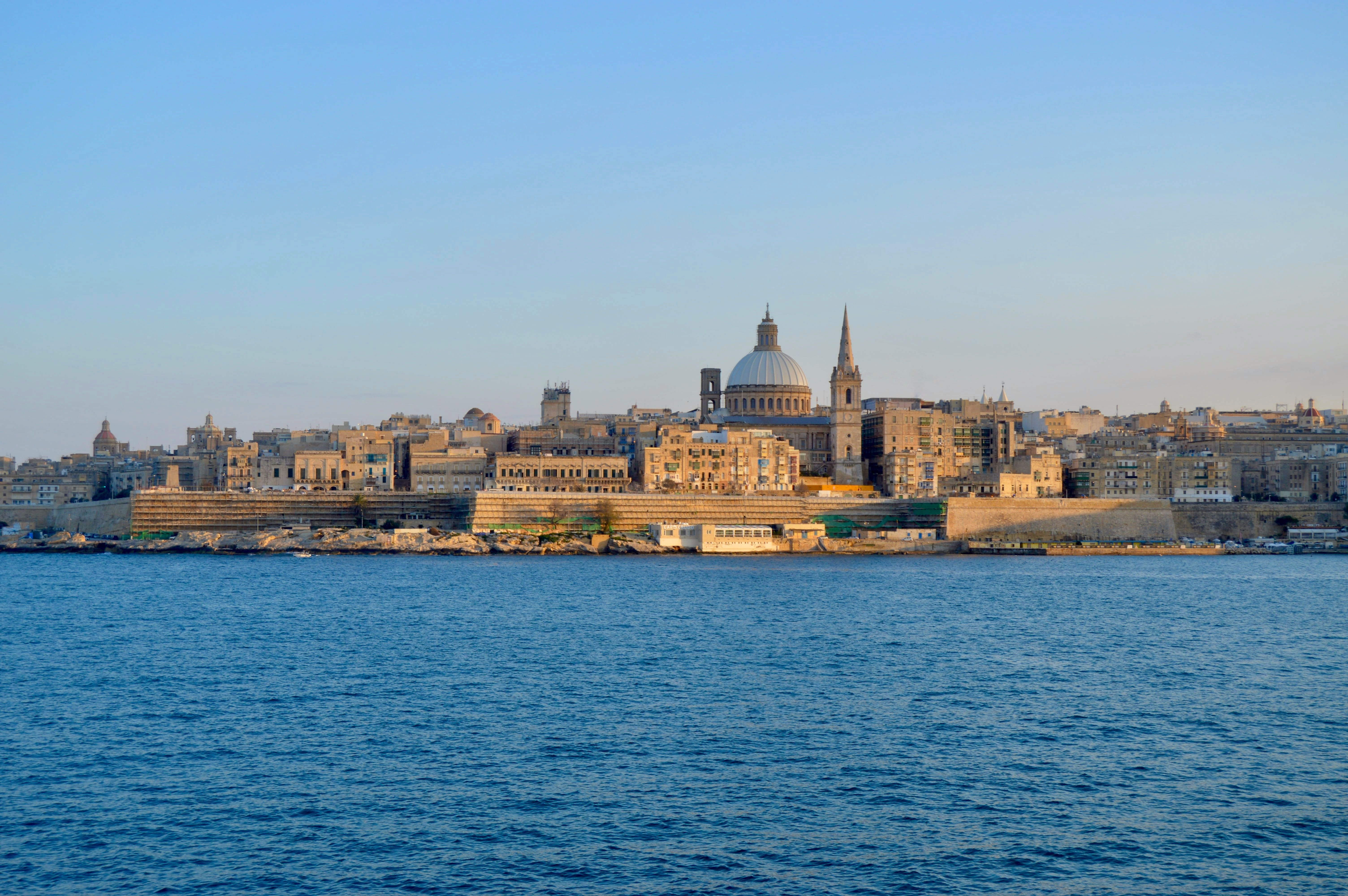 Stunning View of Valletta Skyline in Malta · Free Stock Photo