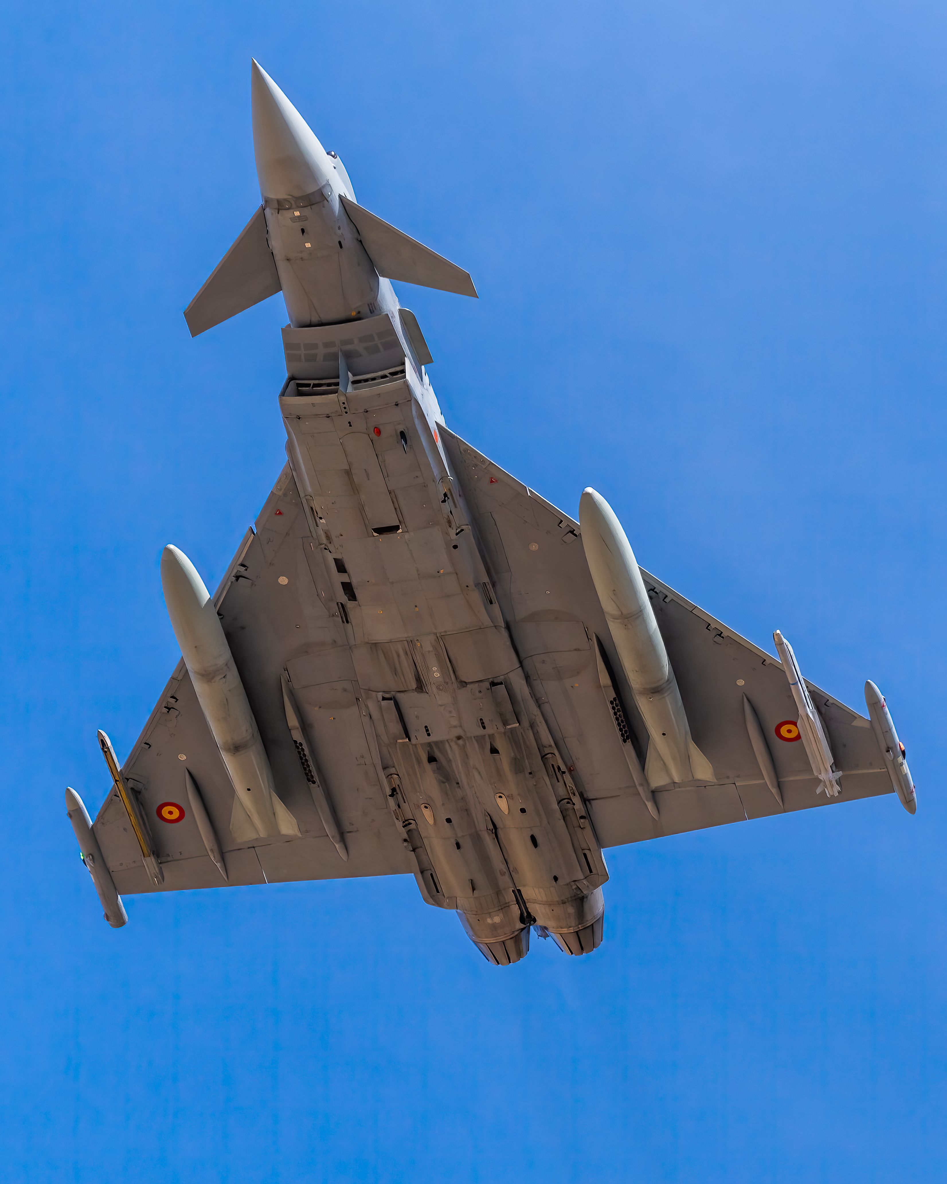 Eurofighter Typhoon in Flight Over Spain · Free Stock Photo