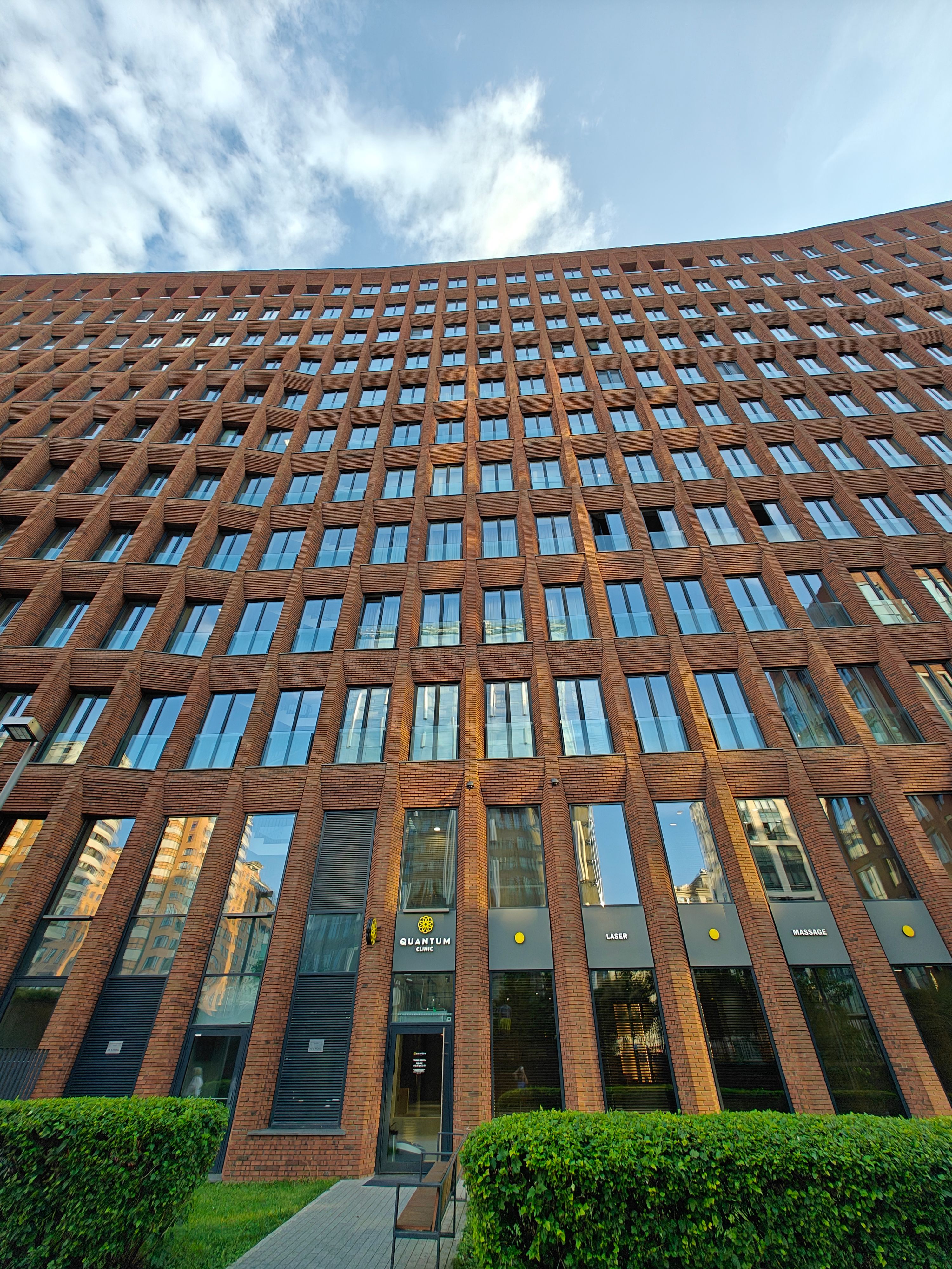 Modern Brick Building with Glass Windows · Free Stock Photo