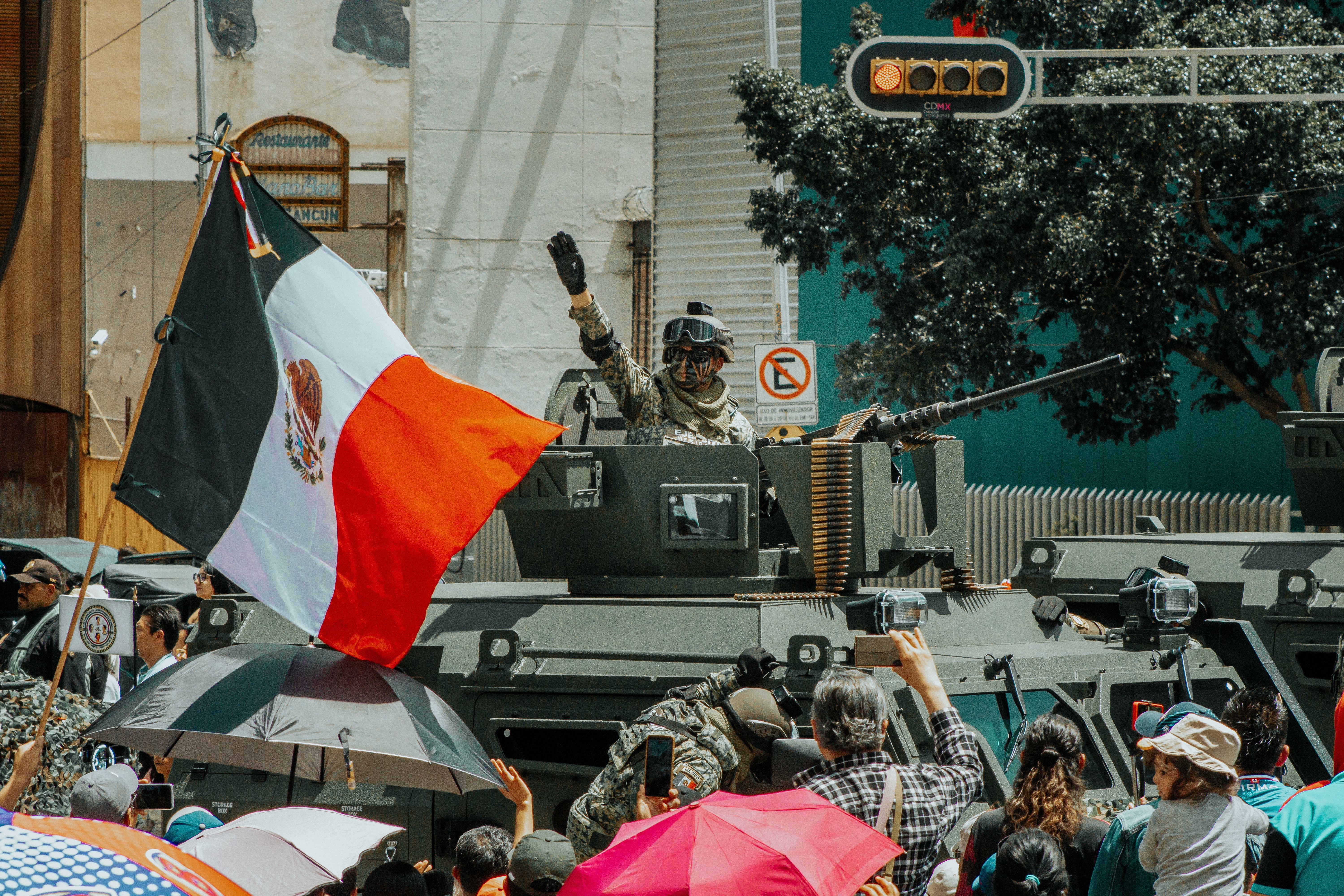 Military Parade in Mexico City with Armored Vehicle · Free Stock Photo