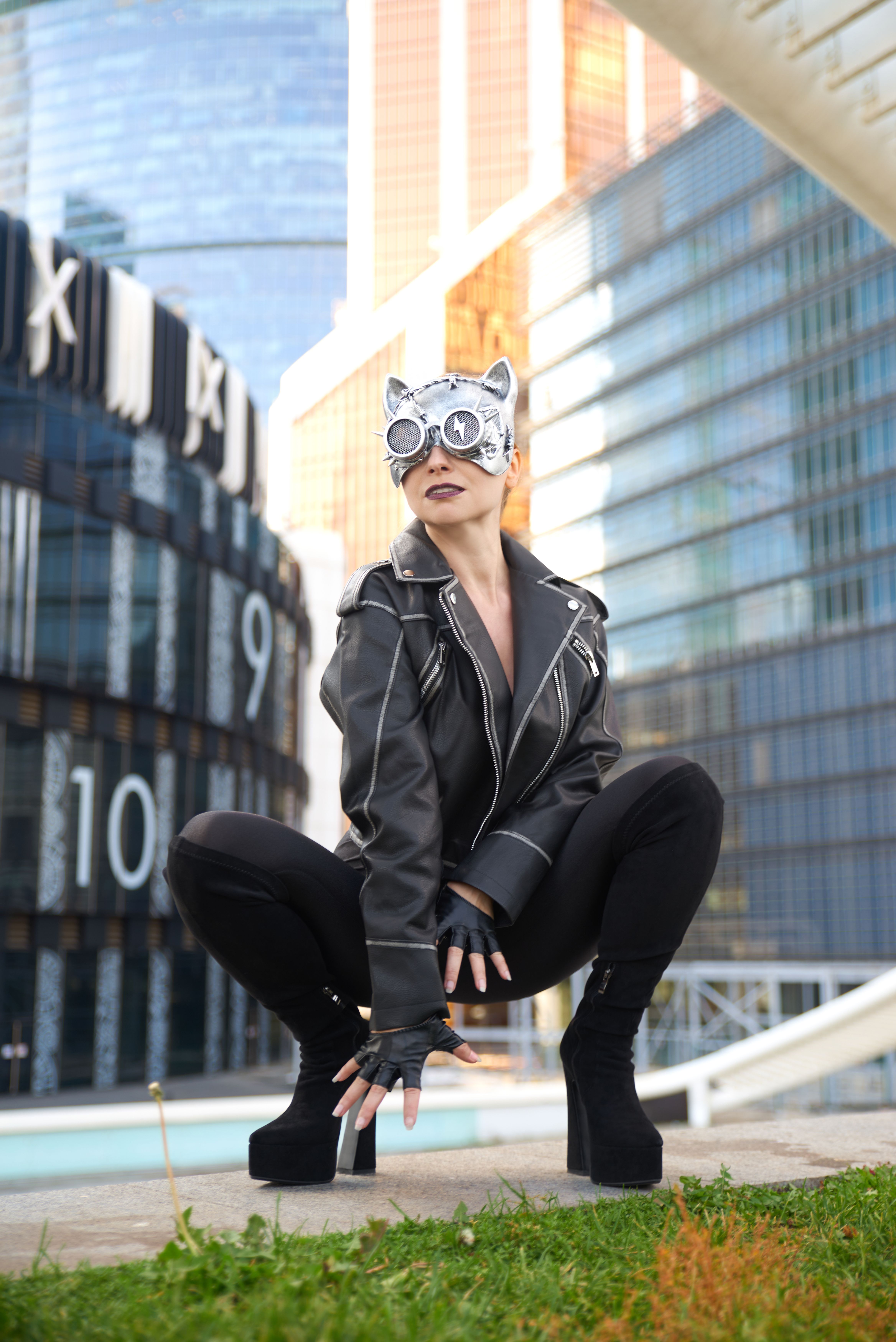Cosplay Outfit in Urban Landscape Setting · Free Stock Photo