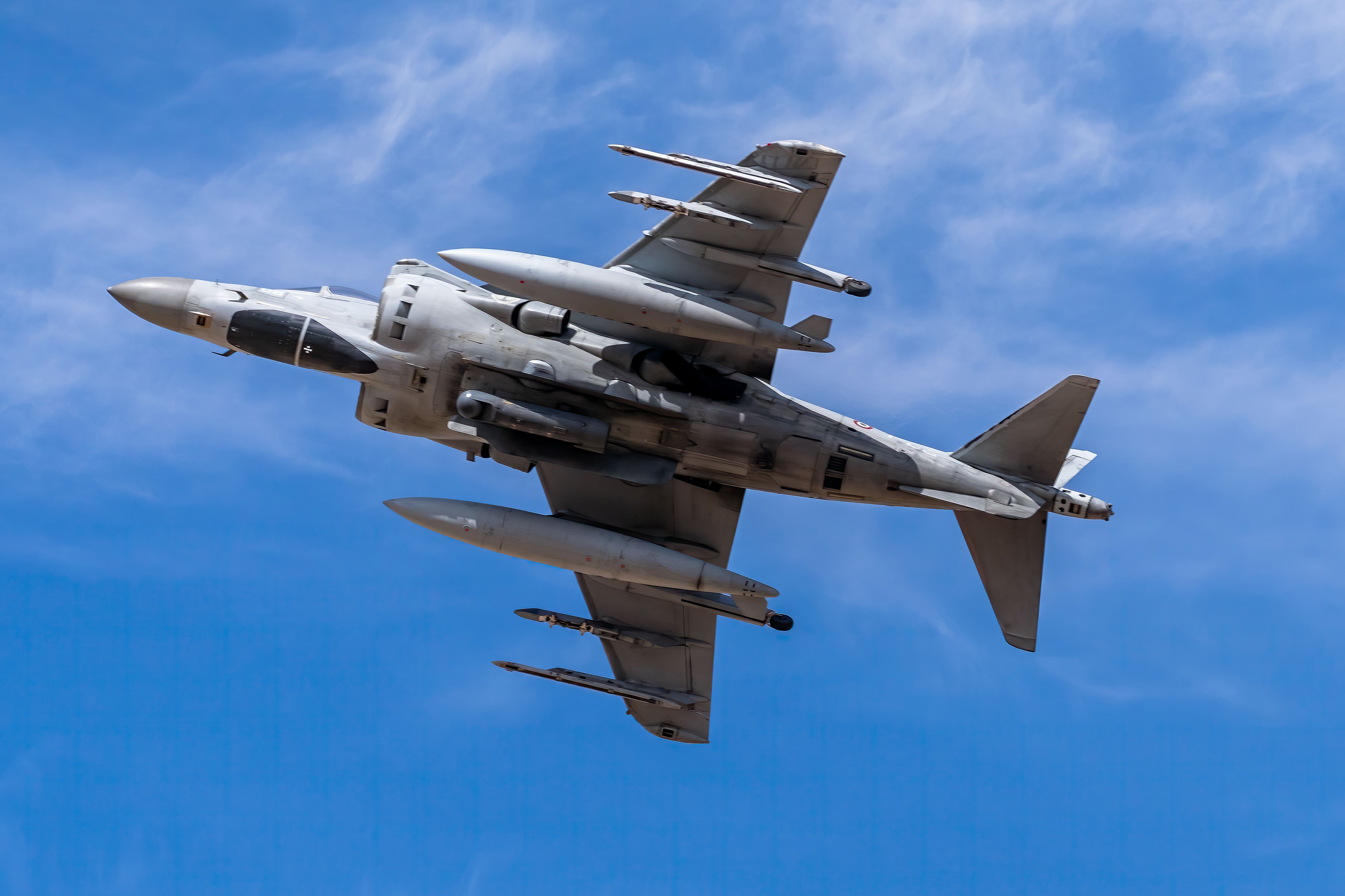 Military Fighter Jet Soaring in Clear Sky · Free Stock Photo