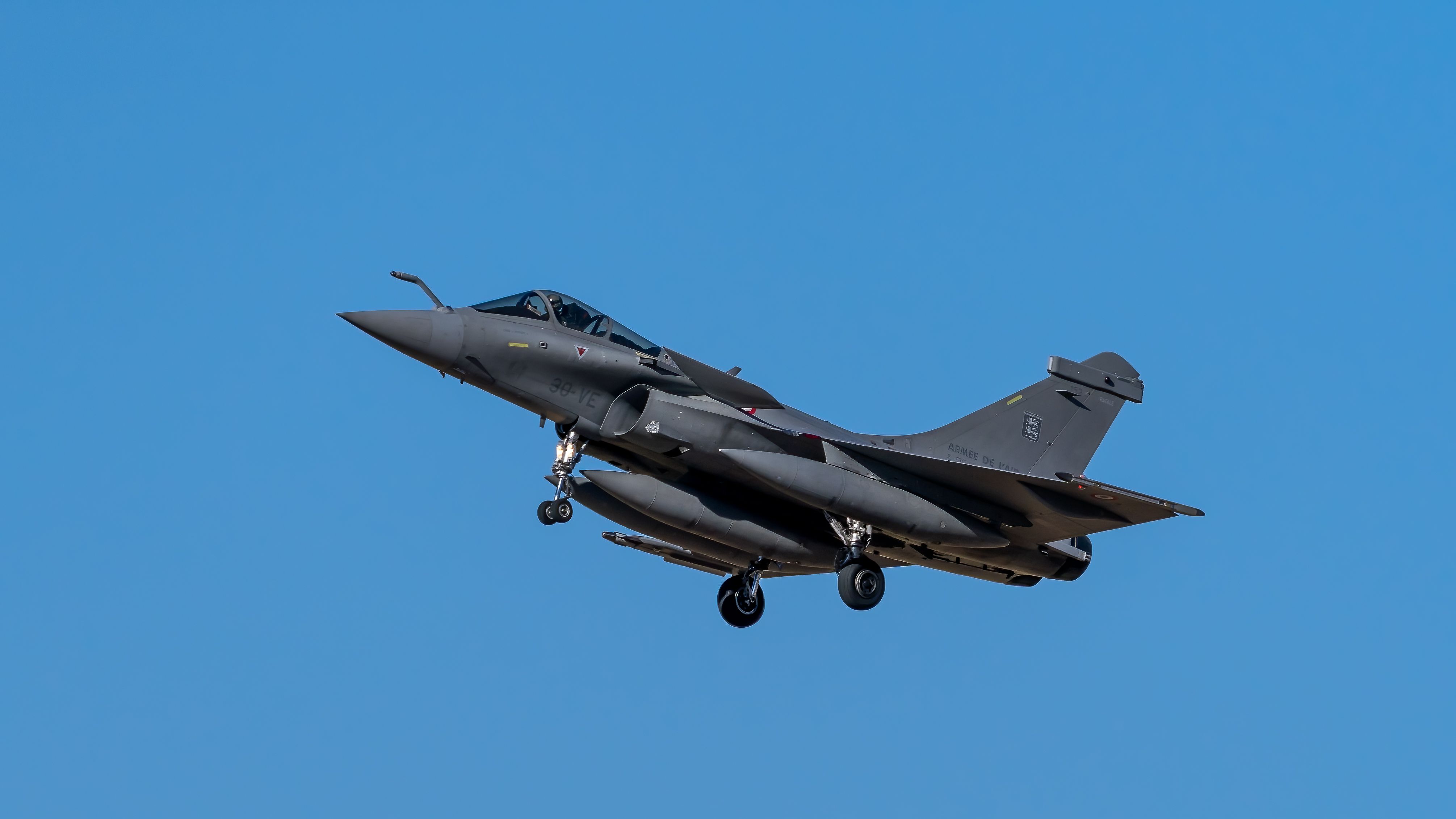 Rafale Jet Flying over Los Llanos Spain · Free Stock Photo