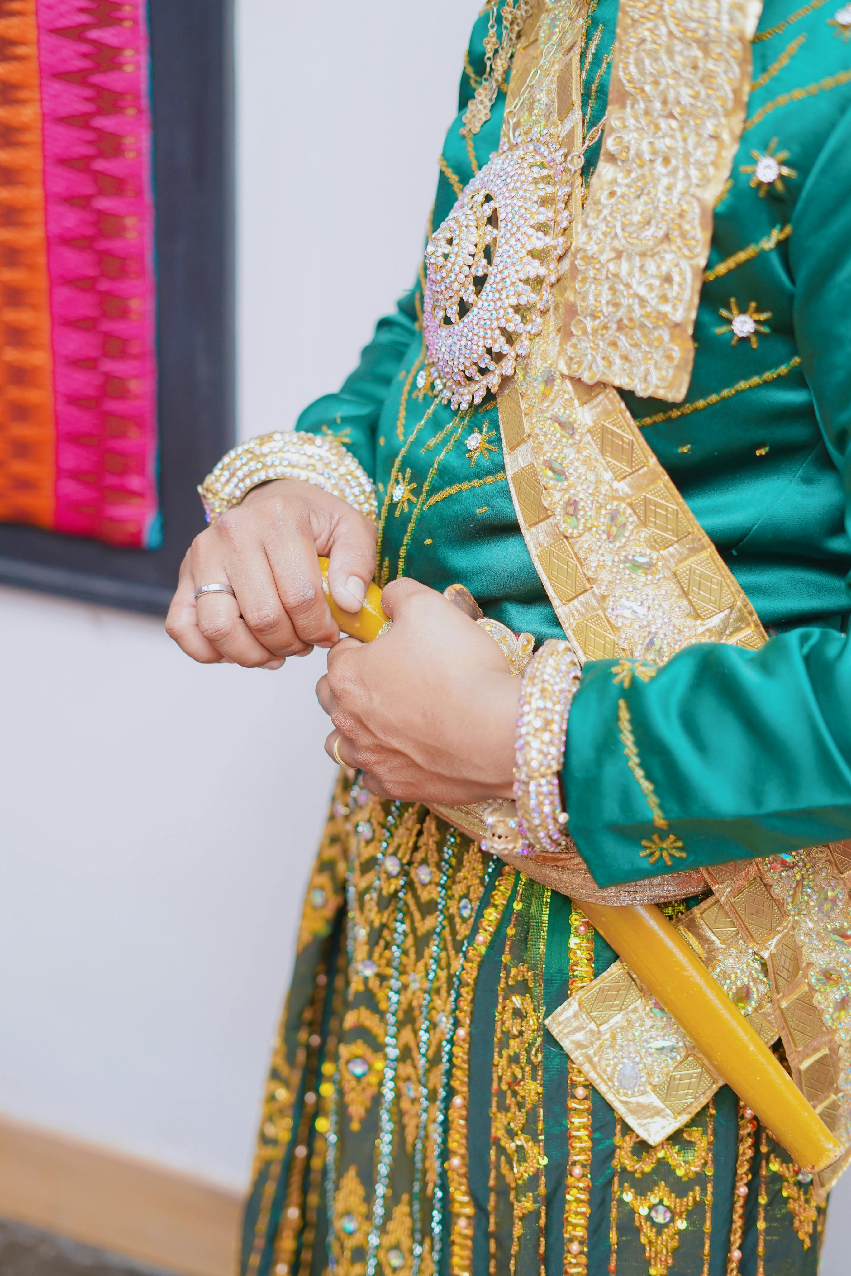 Traditional Bugis Wedding Attire in Indonesia · Free Stock Photo
