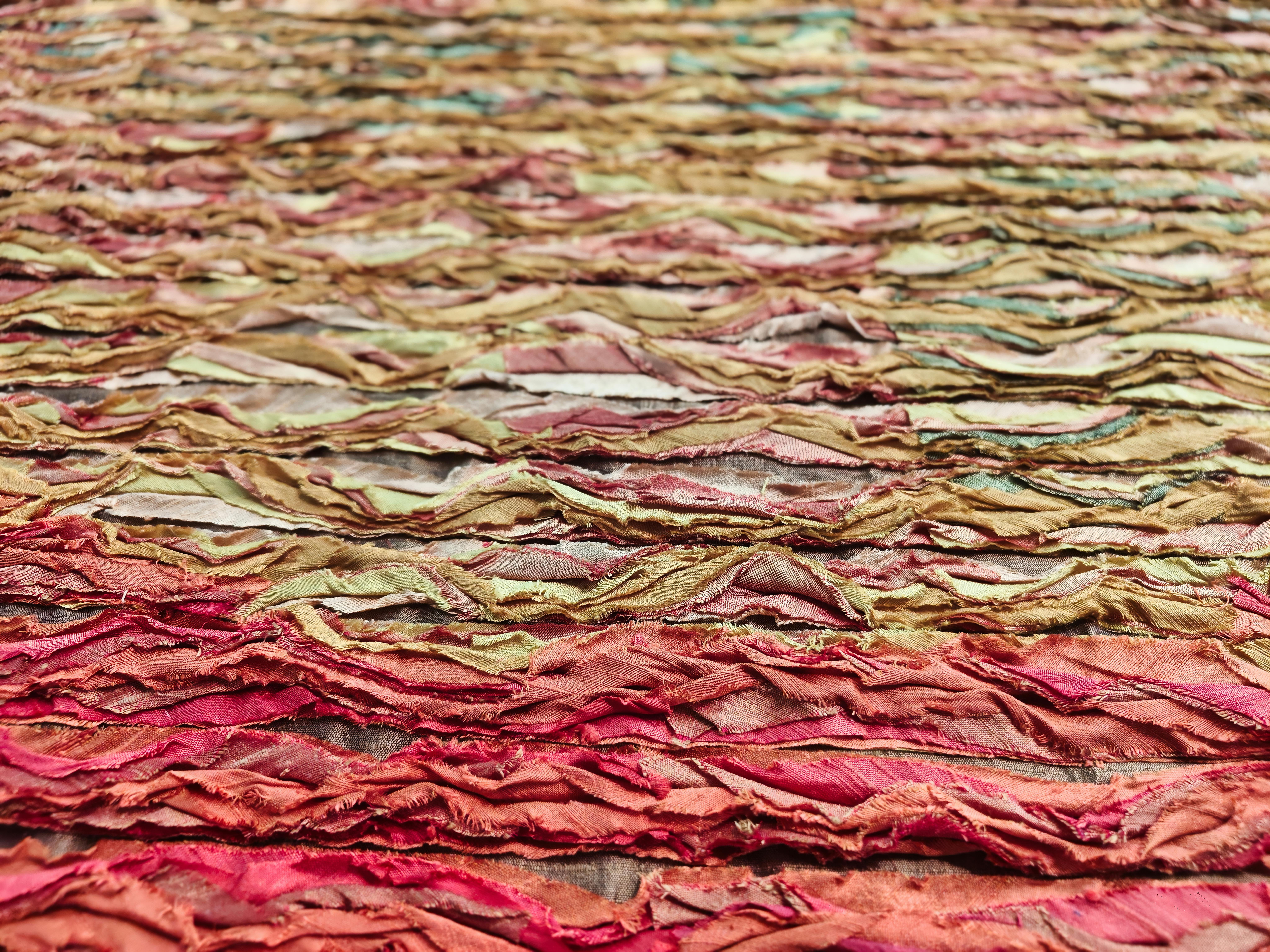 Abstract Textile Art with Layered Fabric Texture · Free Stock Photo