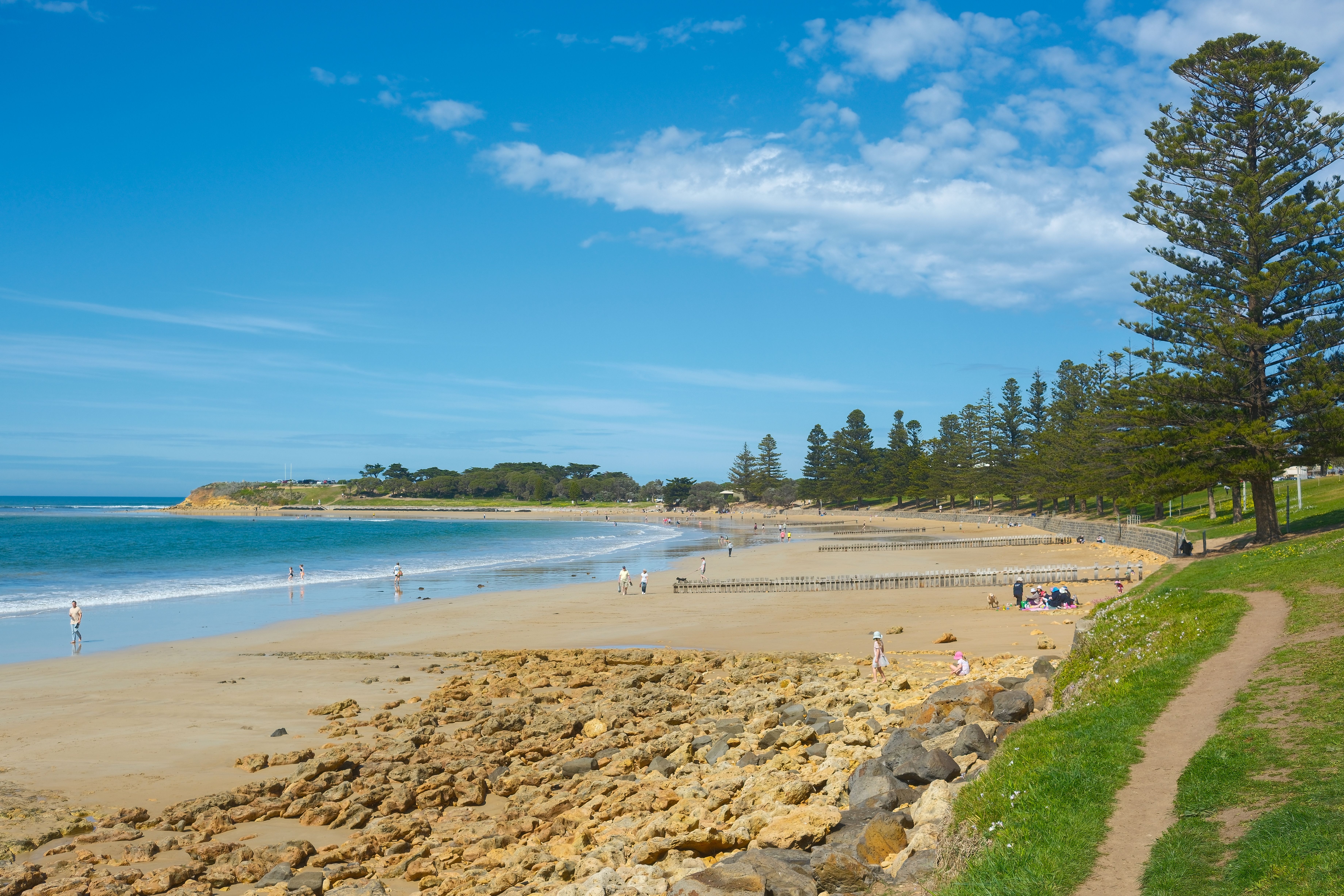 Scenic Coastal View of Torquay Beach, Australia · Free Stock Photo