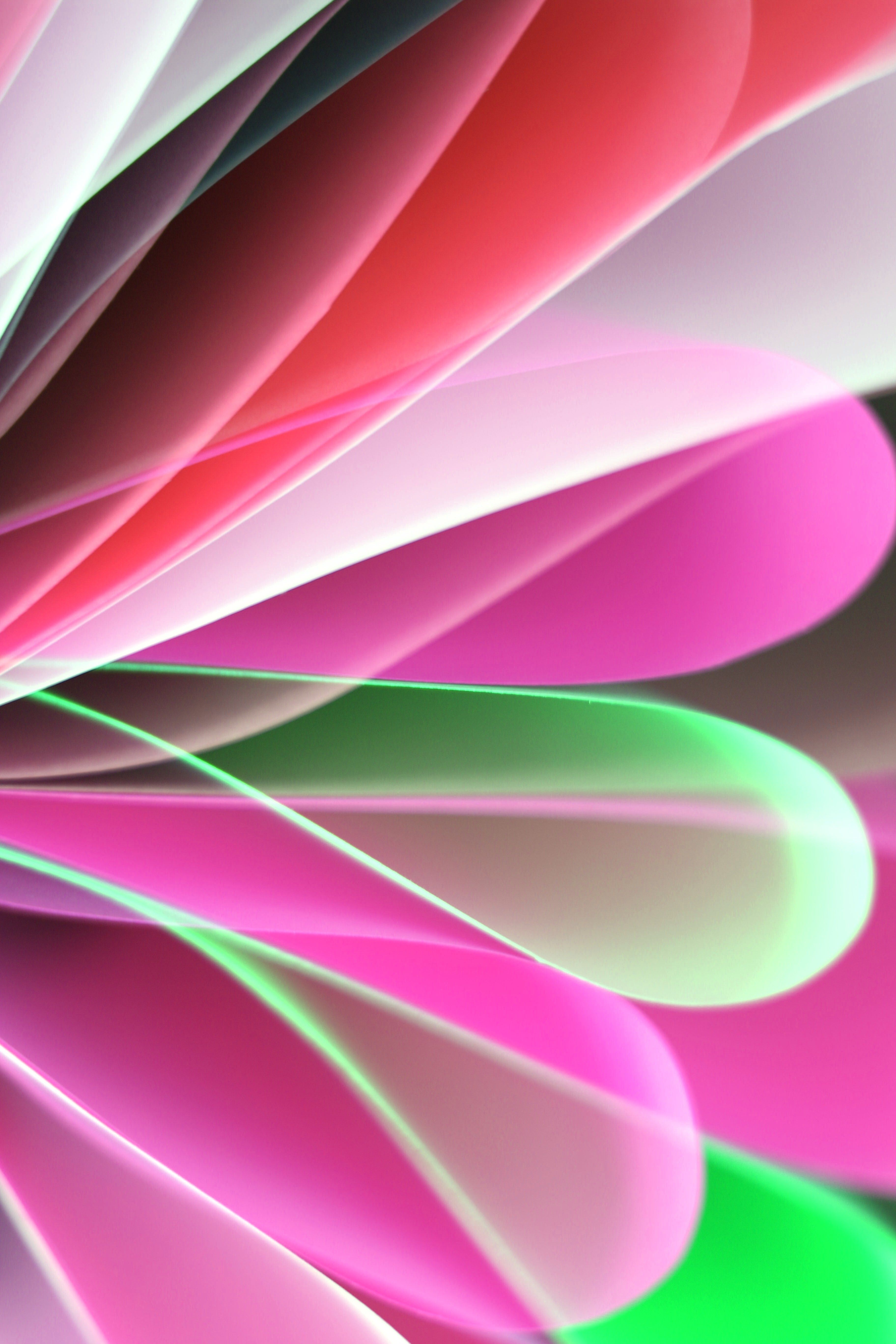 Colorful Abstract Paper Sheets Close-Up · Free Stock Photo