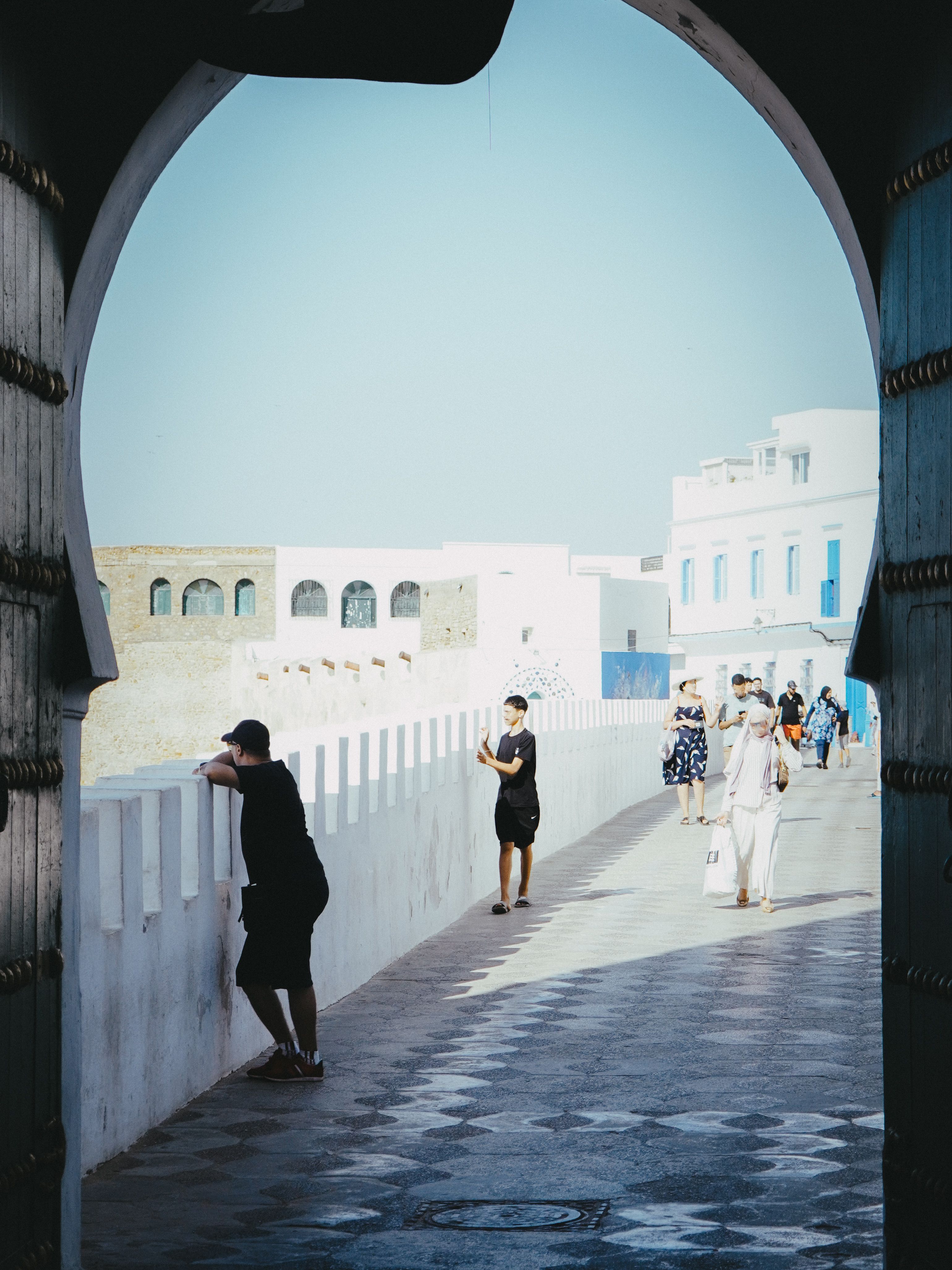 Scenic View of Asilah City Walls in Morocco · Free Stock Photo