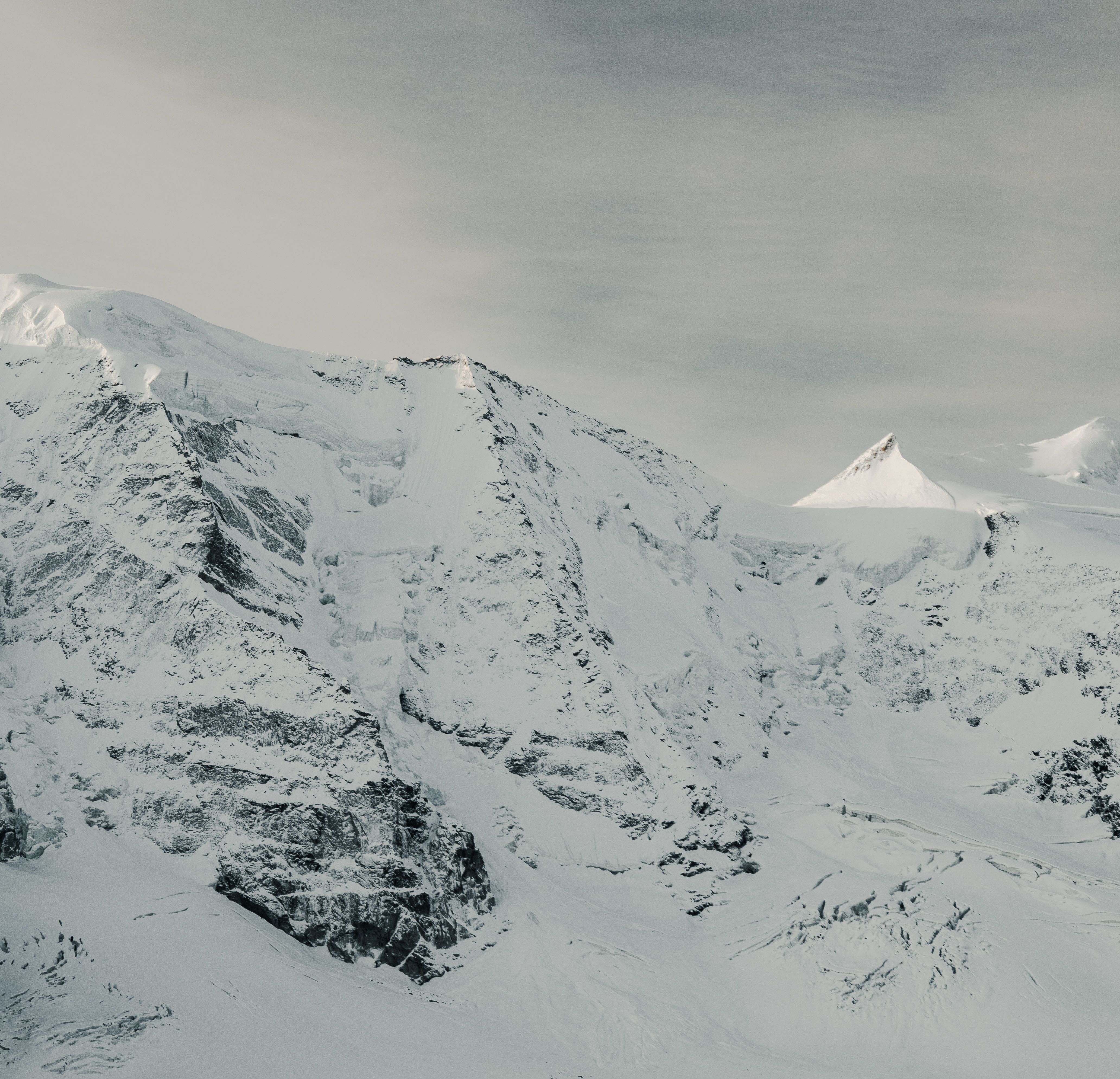 Snow-Capped Swiss Alps in Graubünden · Free Stock Photo