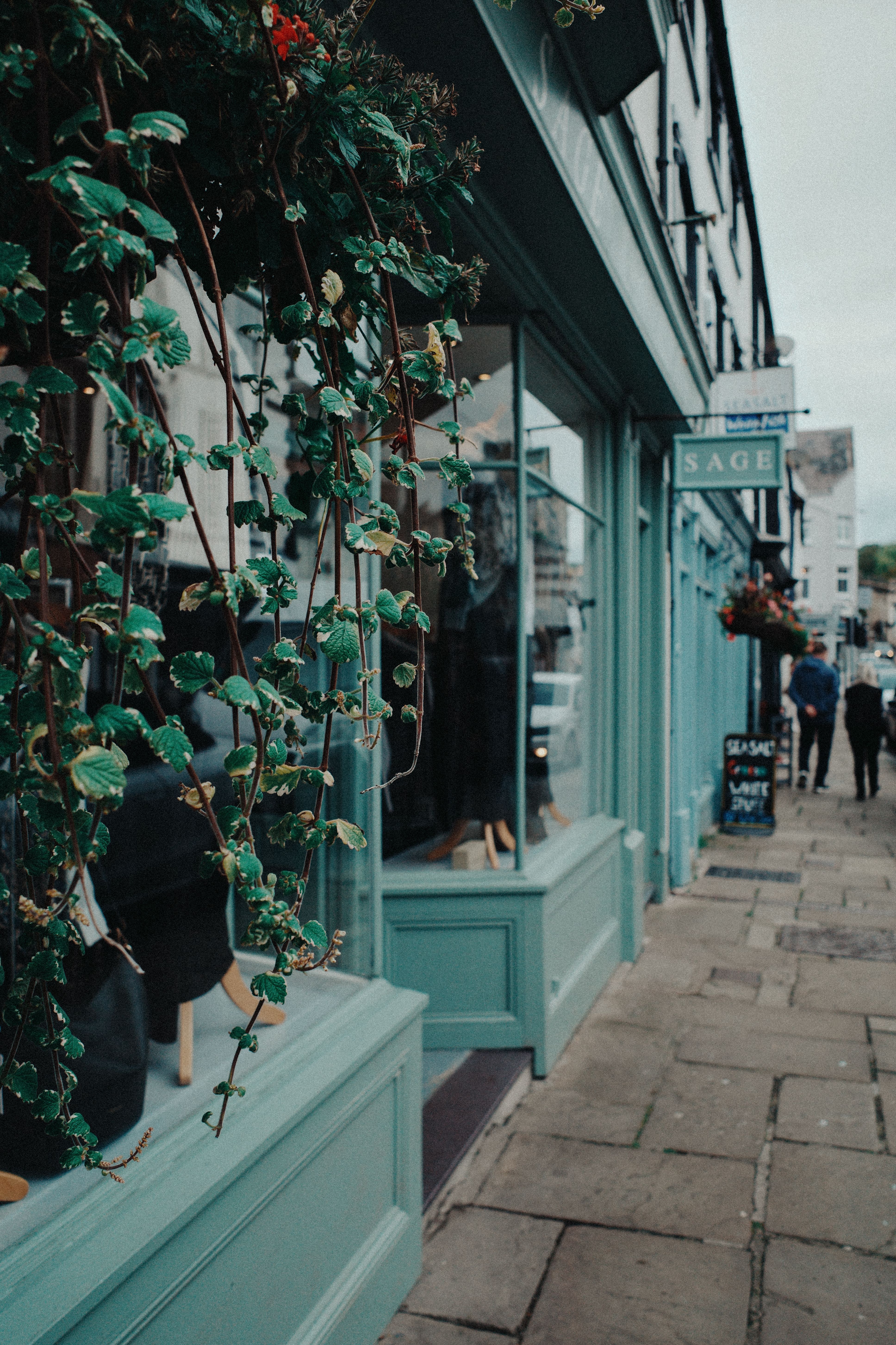 Charming Street View of Conwy, Wales Shopfronts · Free Stock Photo