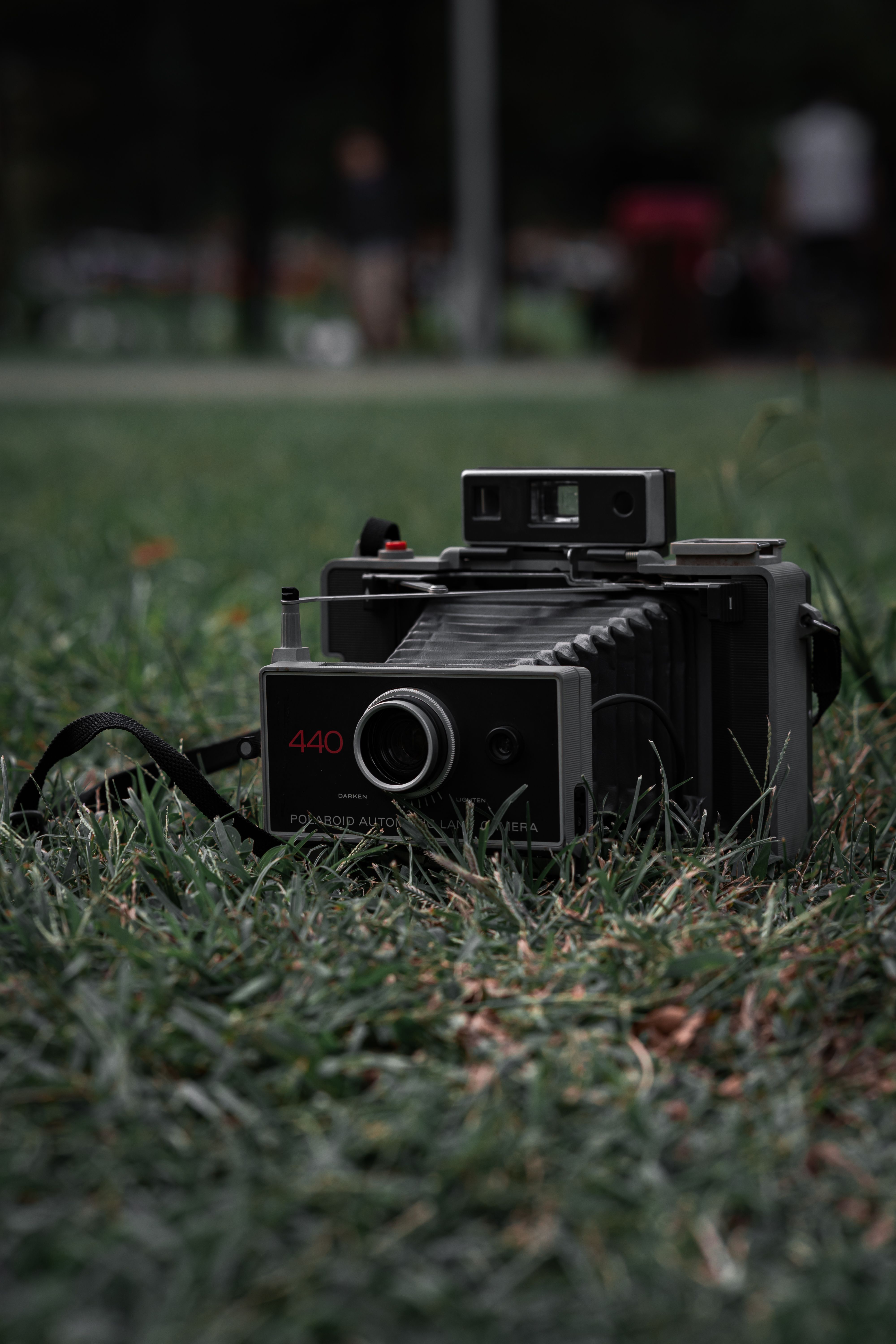 Vintage Camera on Grass in Open Field · Free Stock Photo