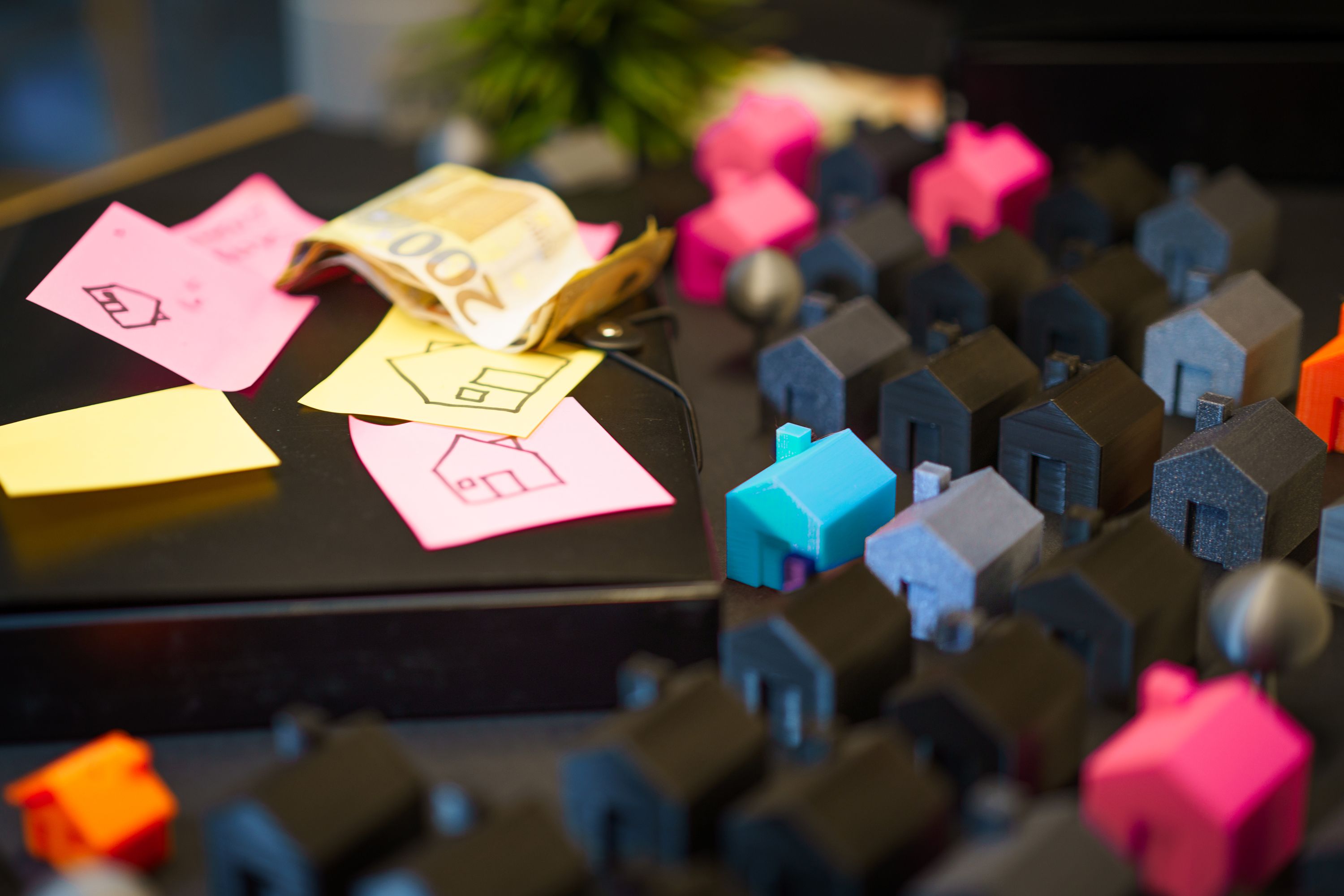 Real Estate Keys and Documents with House Models · Free Stock Photo