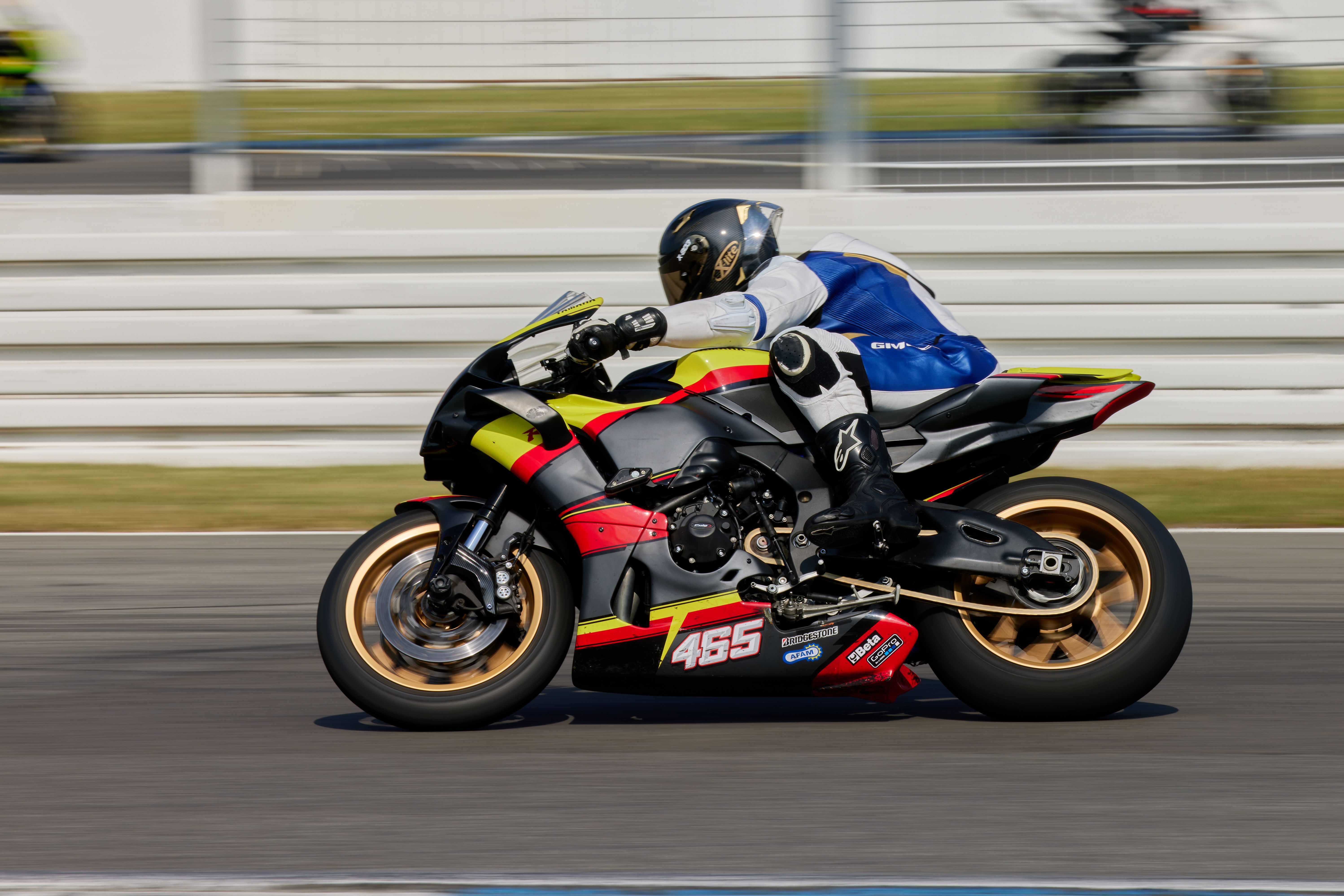 Superbike Racer at Hockenheim Circuit · Free Stock Photo