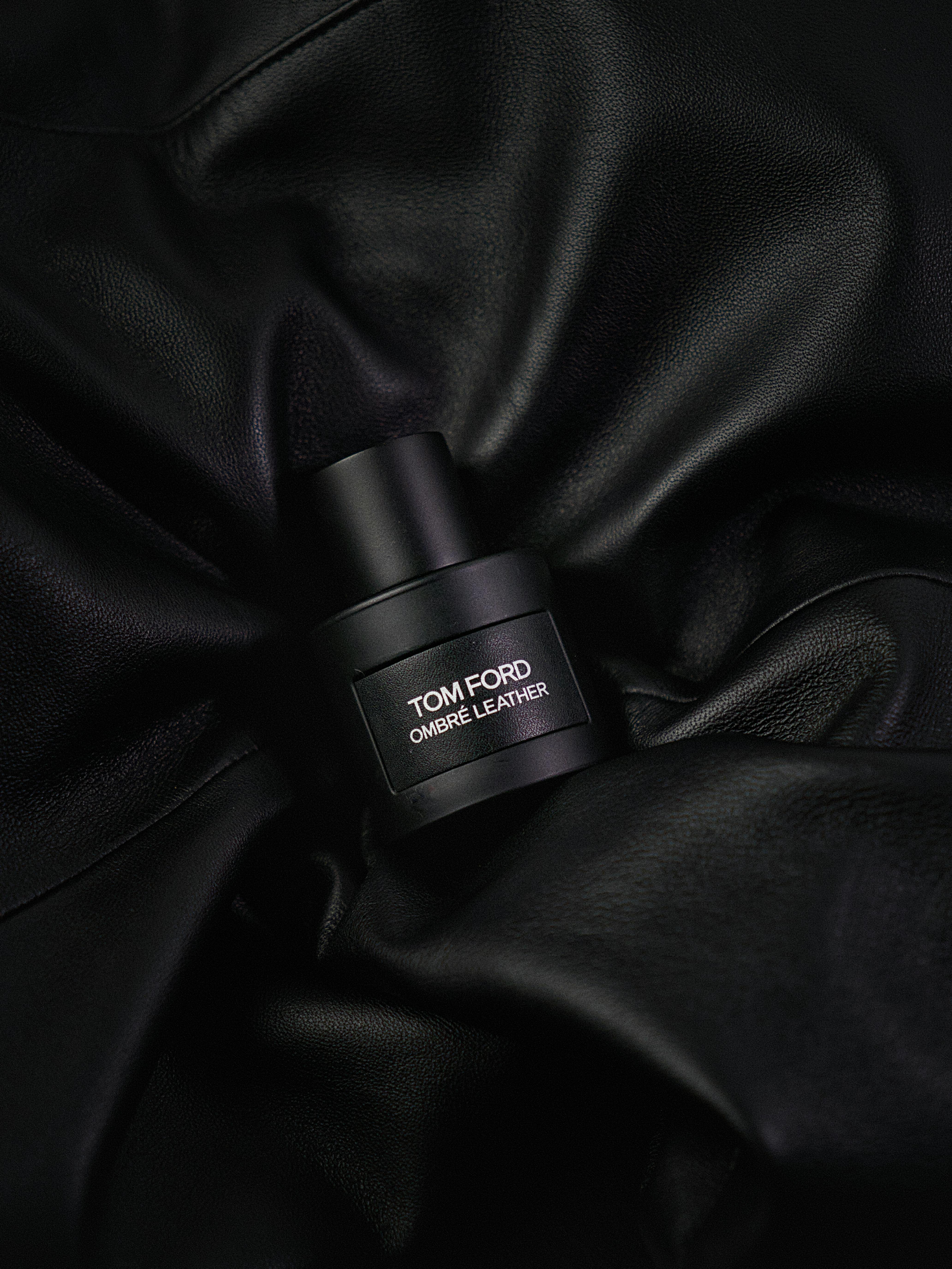 Elegant Tom Ford Ombré Leather Fragrance Bottle · Free Stock Photo