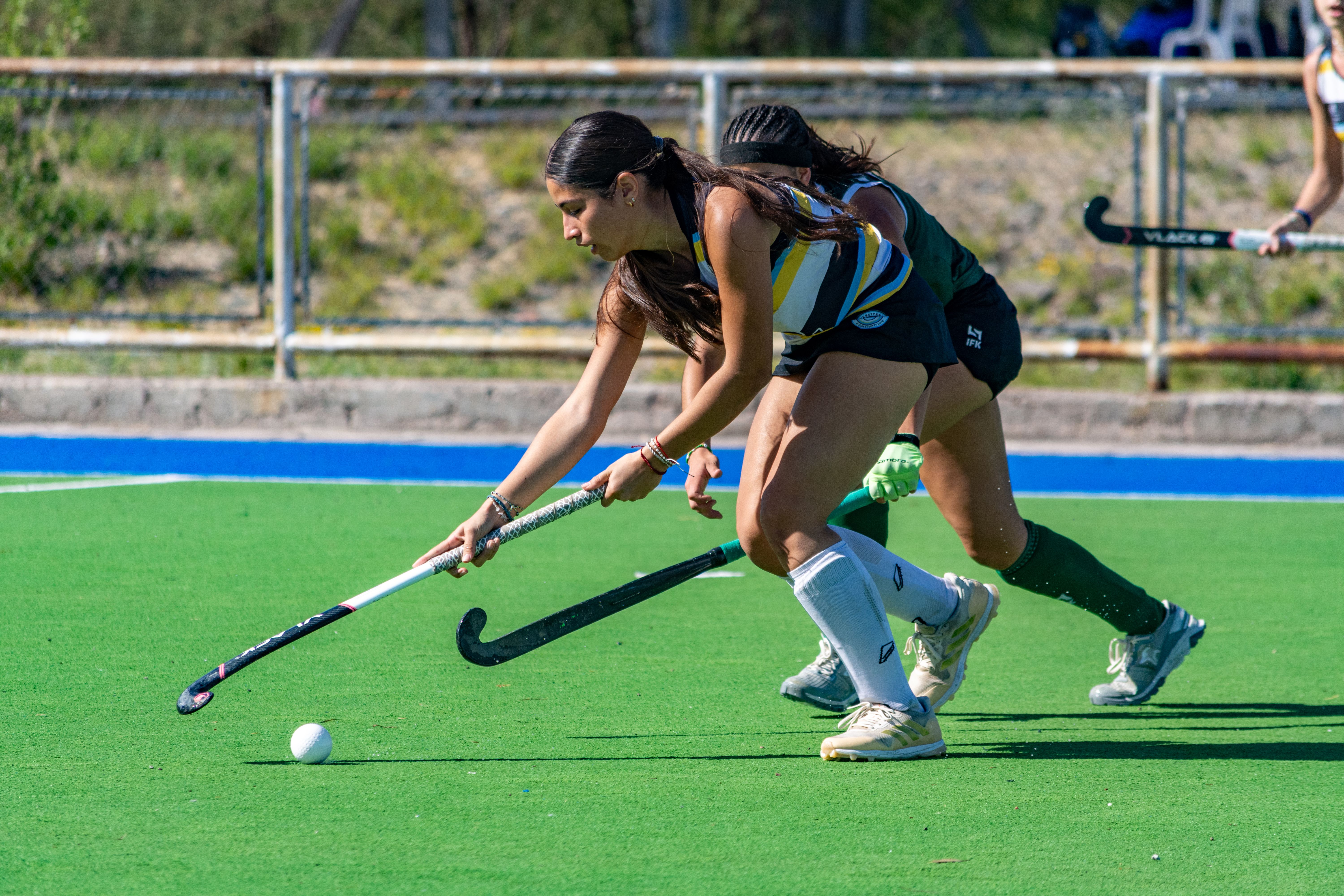 Intense Field Hockey Match in Action · Free Stock Photo