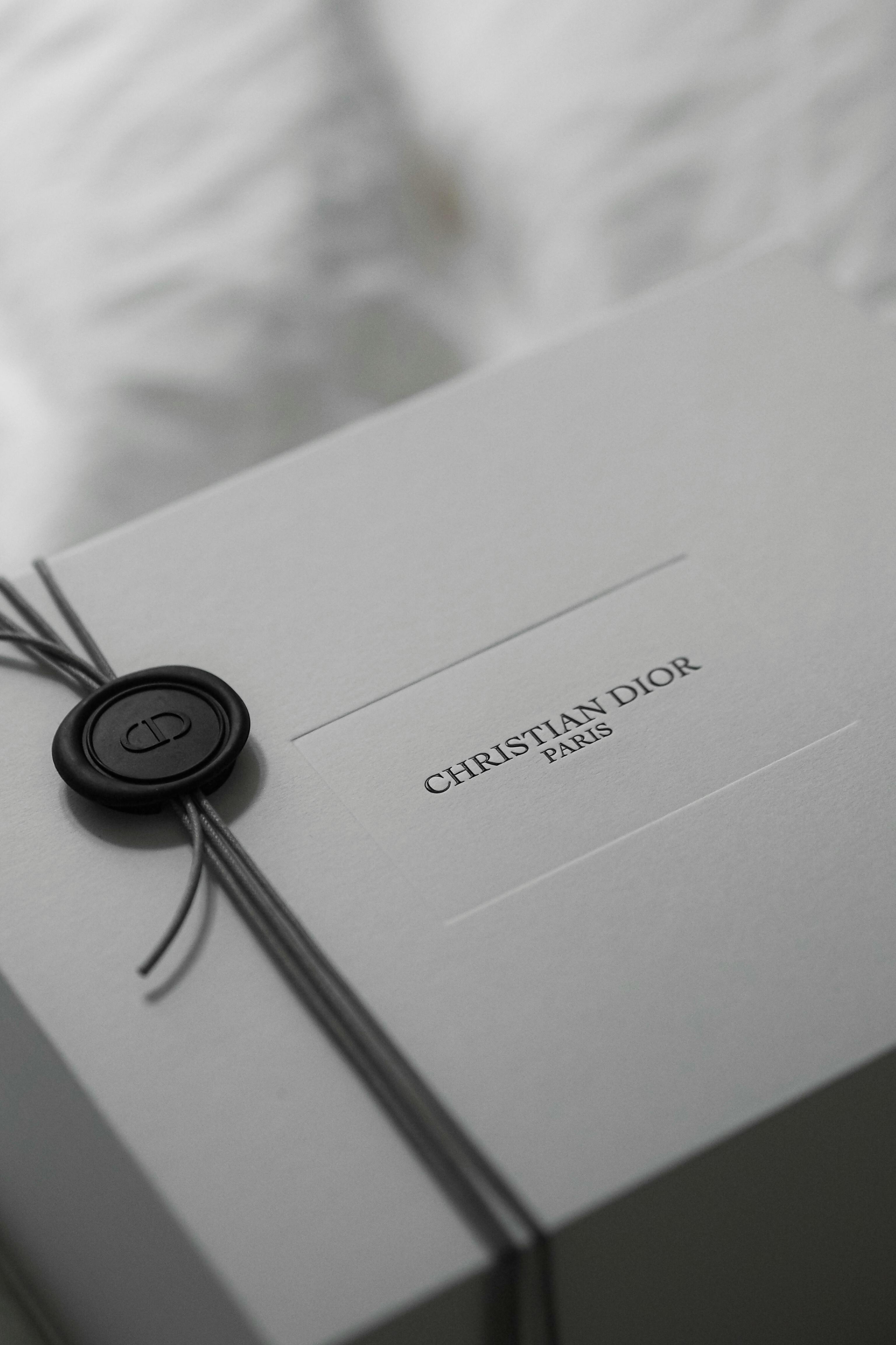 Elegant Christian Dior Paris Gift Box · Free Stock Photo
