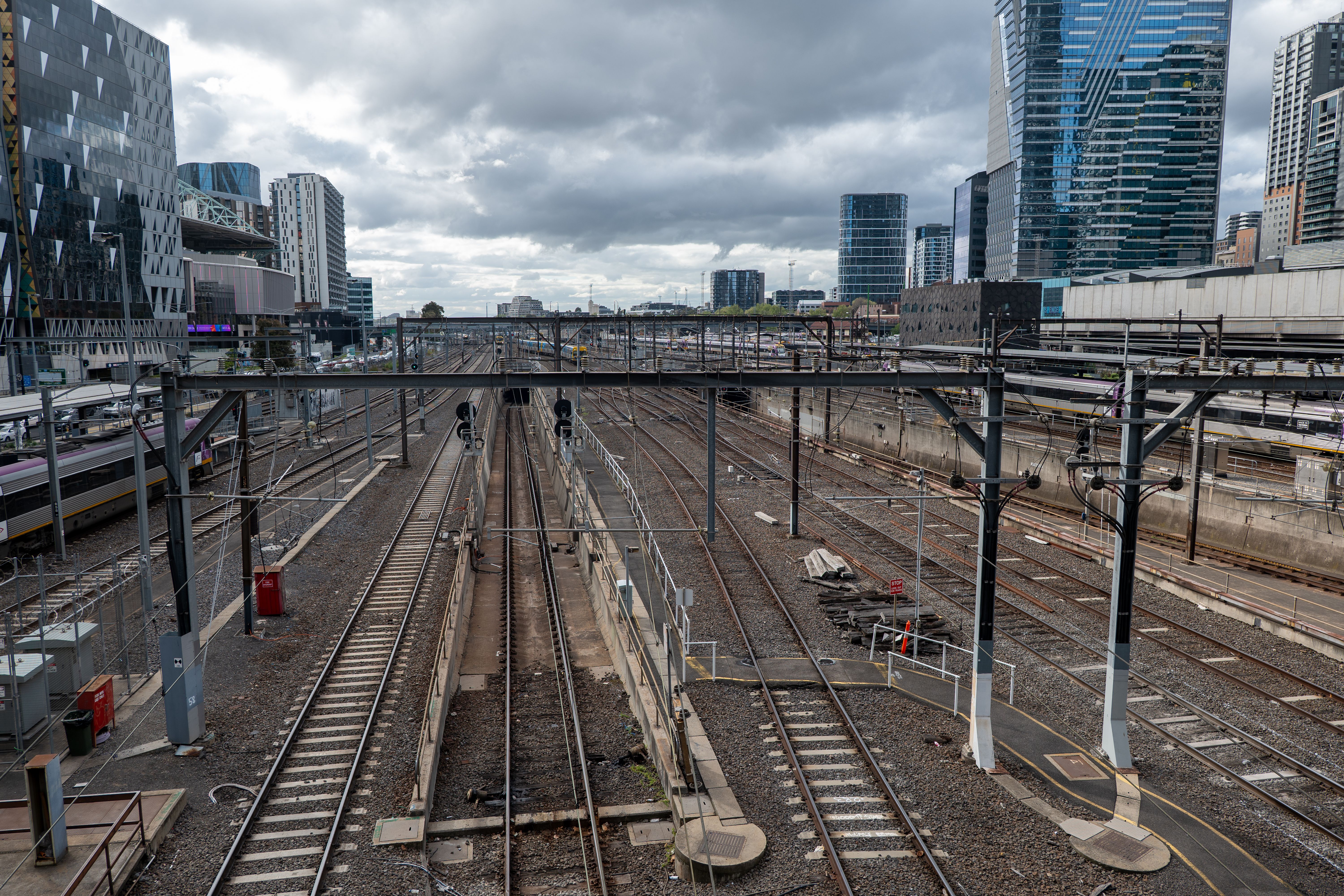 Cityscape View of Southern Cross Station in Melbourne · Free Stock Photo