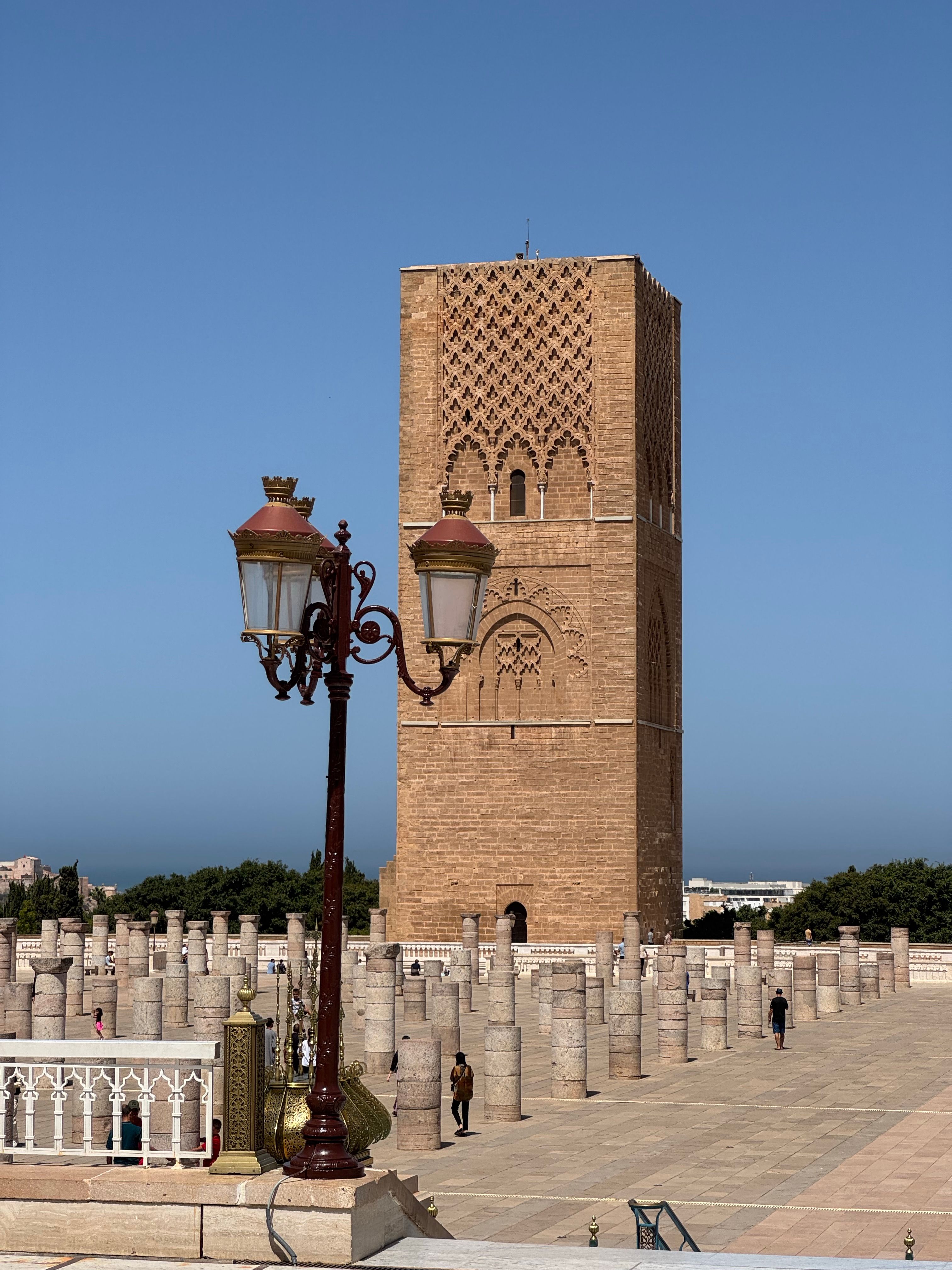 Hassan Tower in Rabat, Morocco under Clear Blue Sky · Free Stock Photo