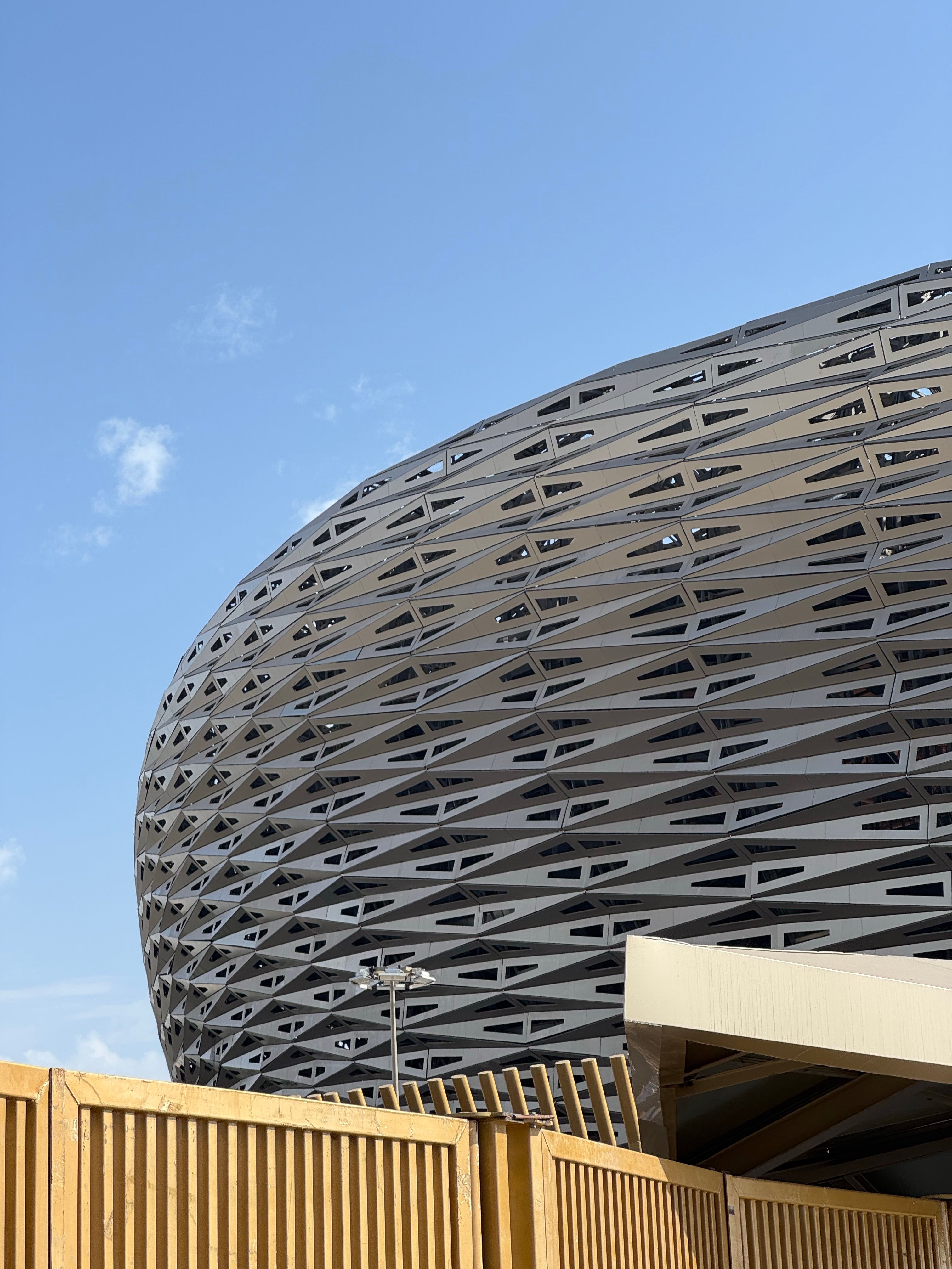 Modern Architectural Design with Geometric Patterns · Free Stock Photo