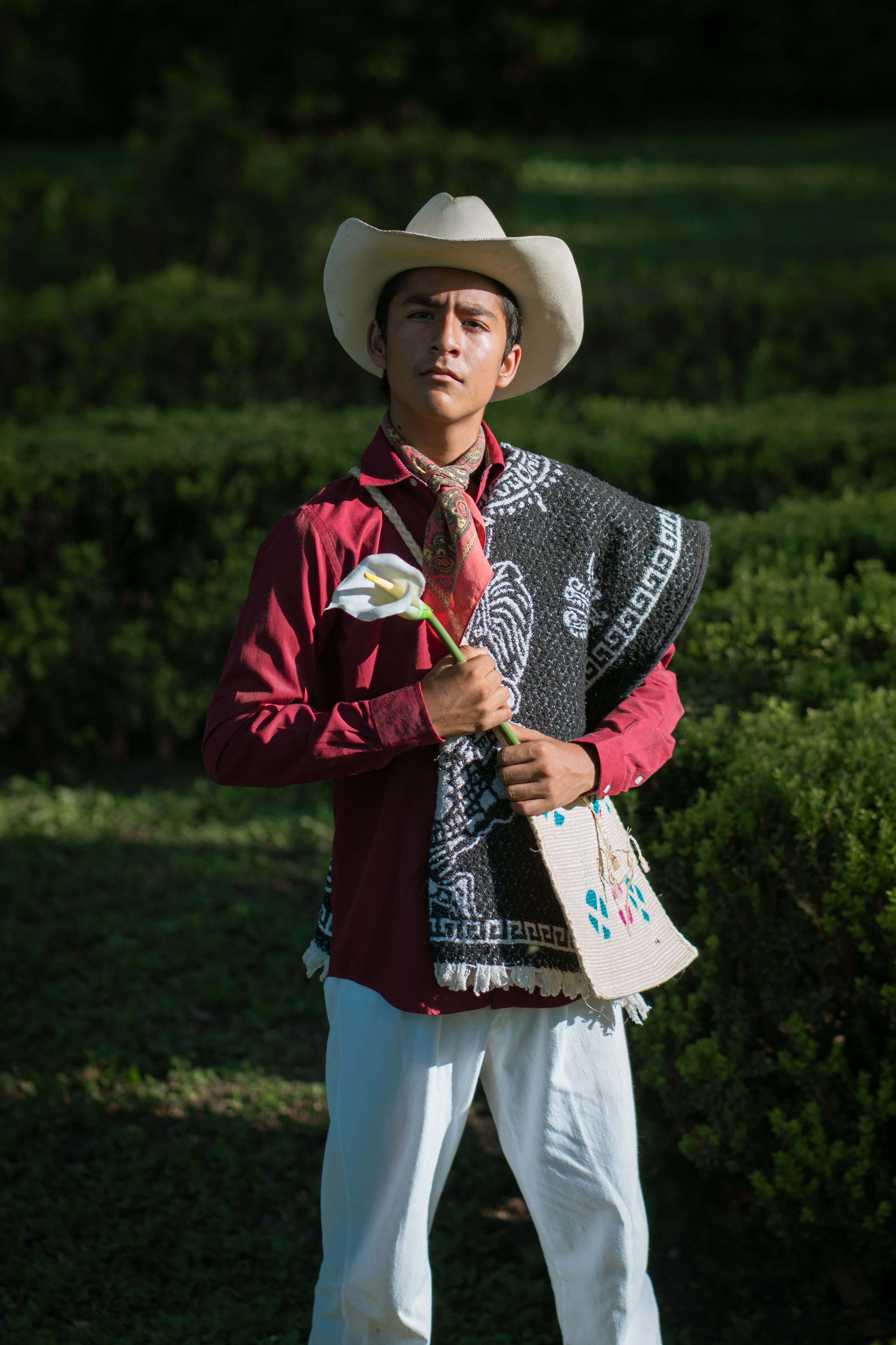 Traditional Mexican Attire with Charro Hat · Free Stock Photo