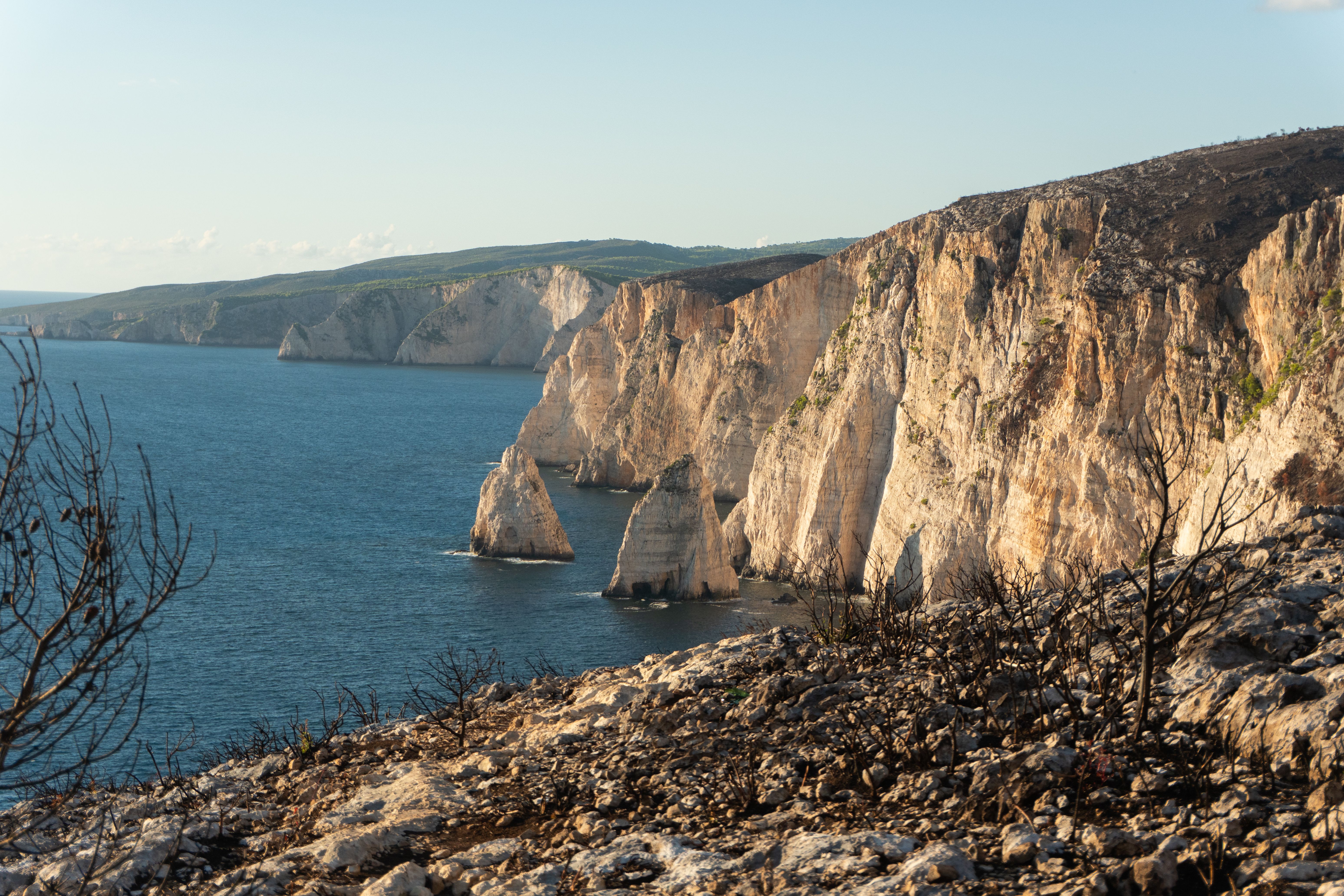 Dramatic Cliffs of Zakynthos at Sunset · Free Stock Photo