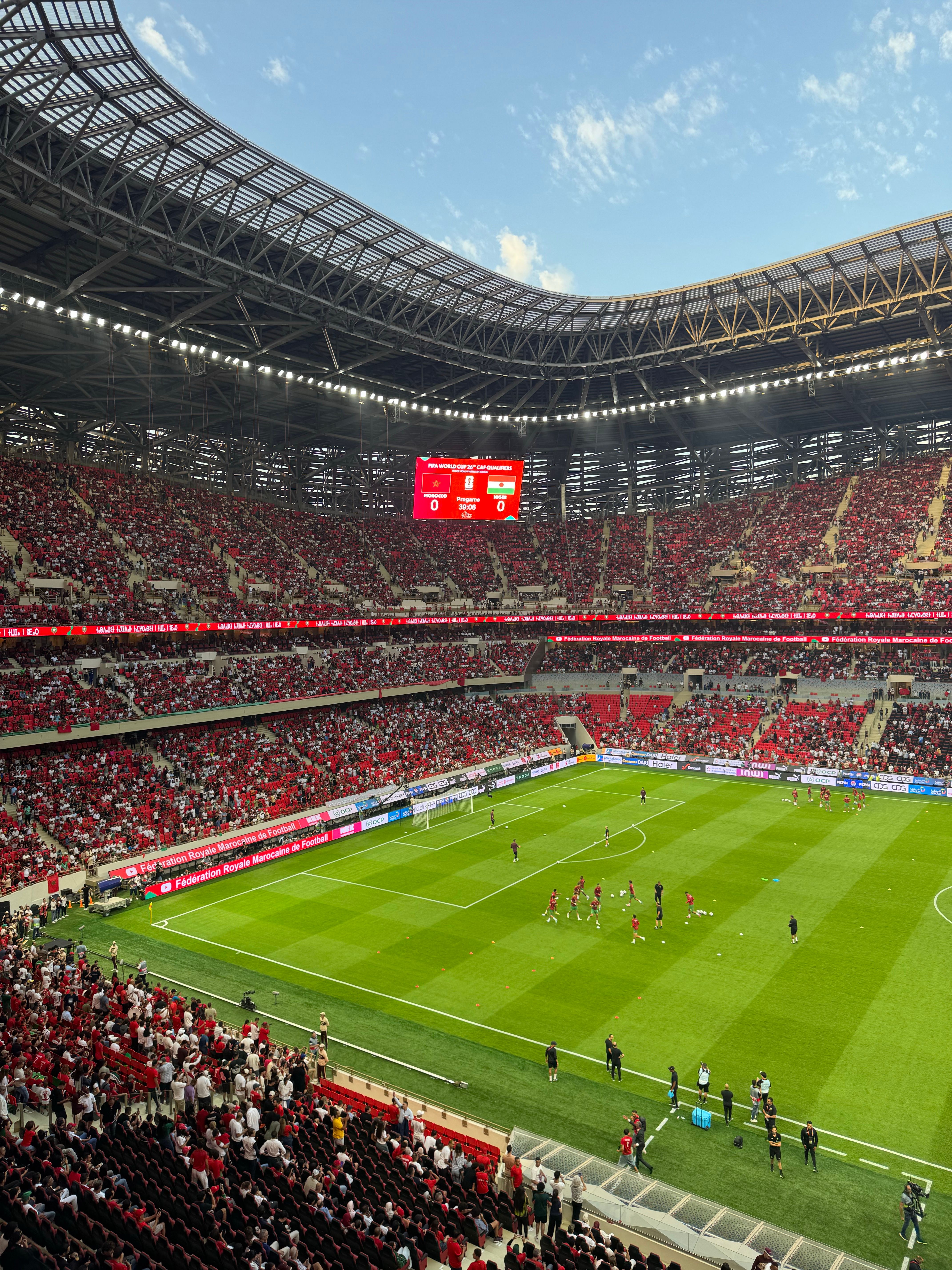 Aerial View of a Vibrant Football Stadium · Free Stock Photo