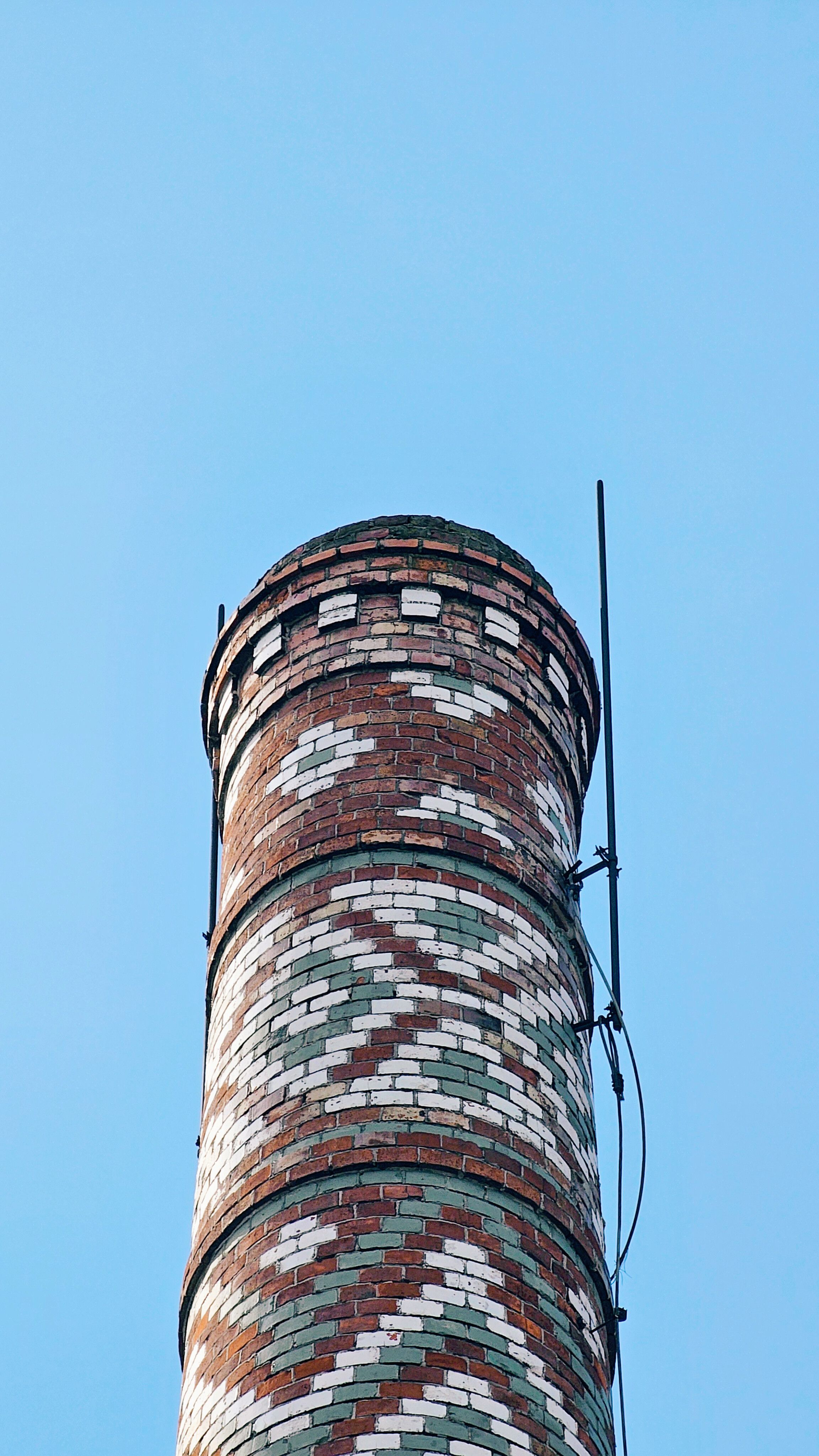 Decorative Brick Chimney on Historic Factory in Pécs · Free Stock Photo
