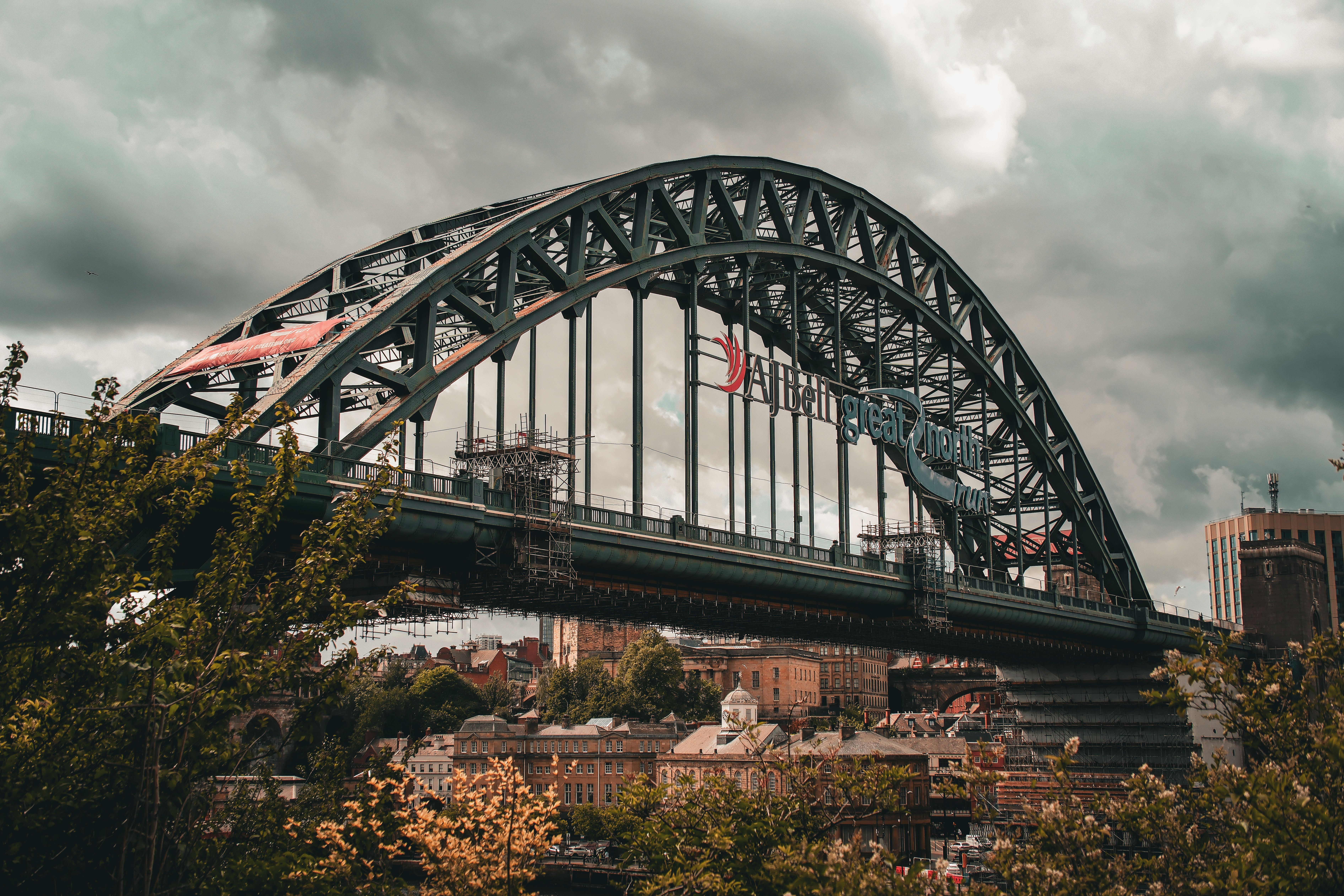 Iconic Tyne Bridge in Newcastle Skyline · Free Stock Photo