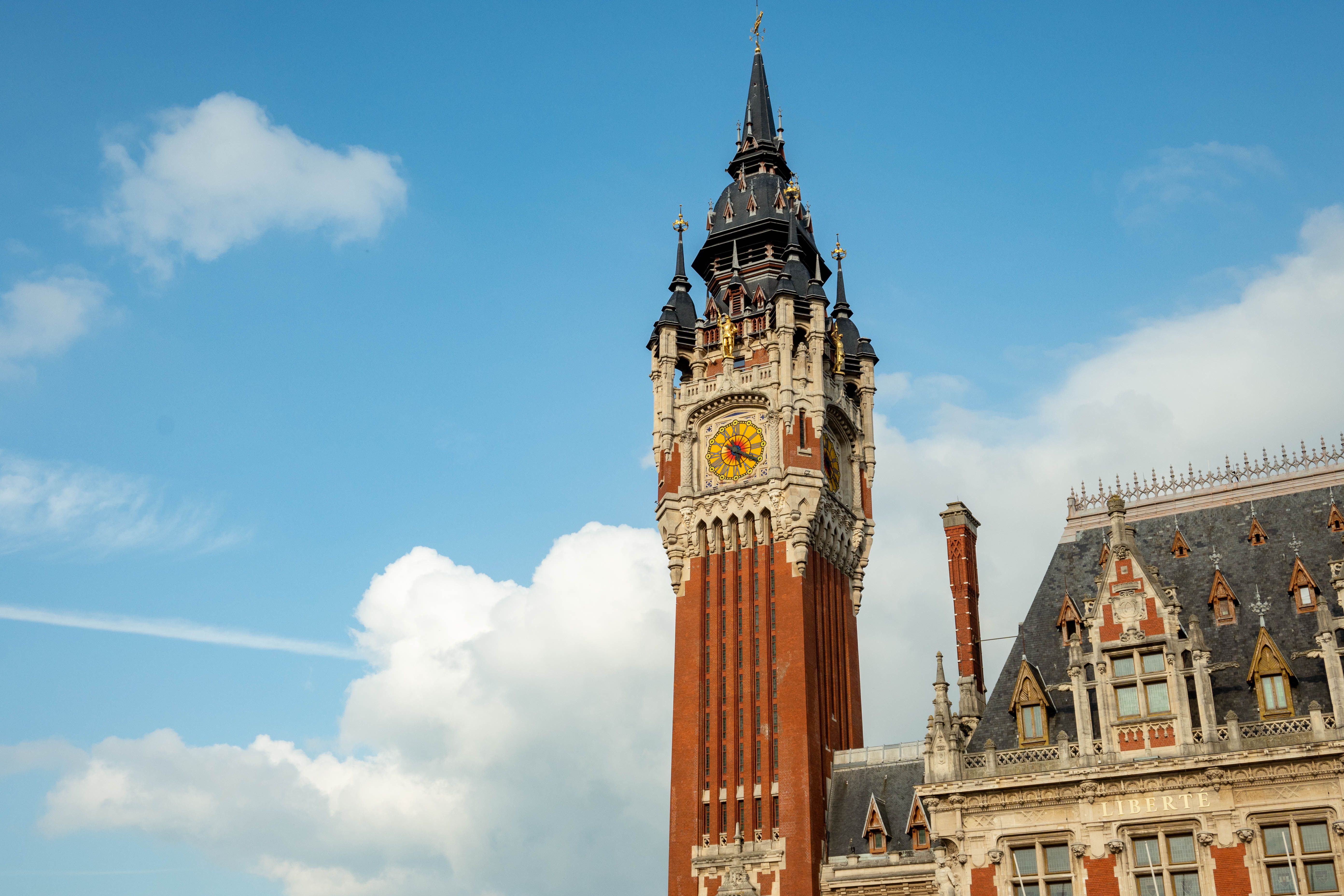 Historic Belfry Tower in Calais, France · Free Stock Photo