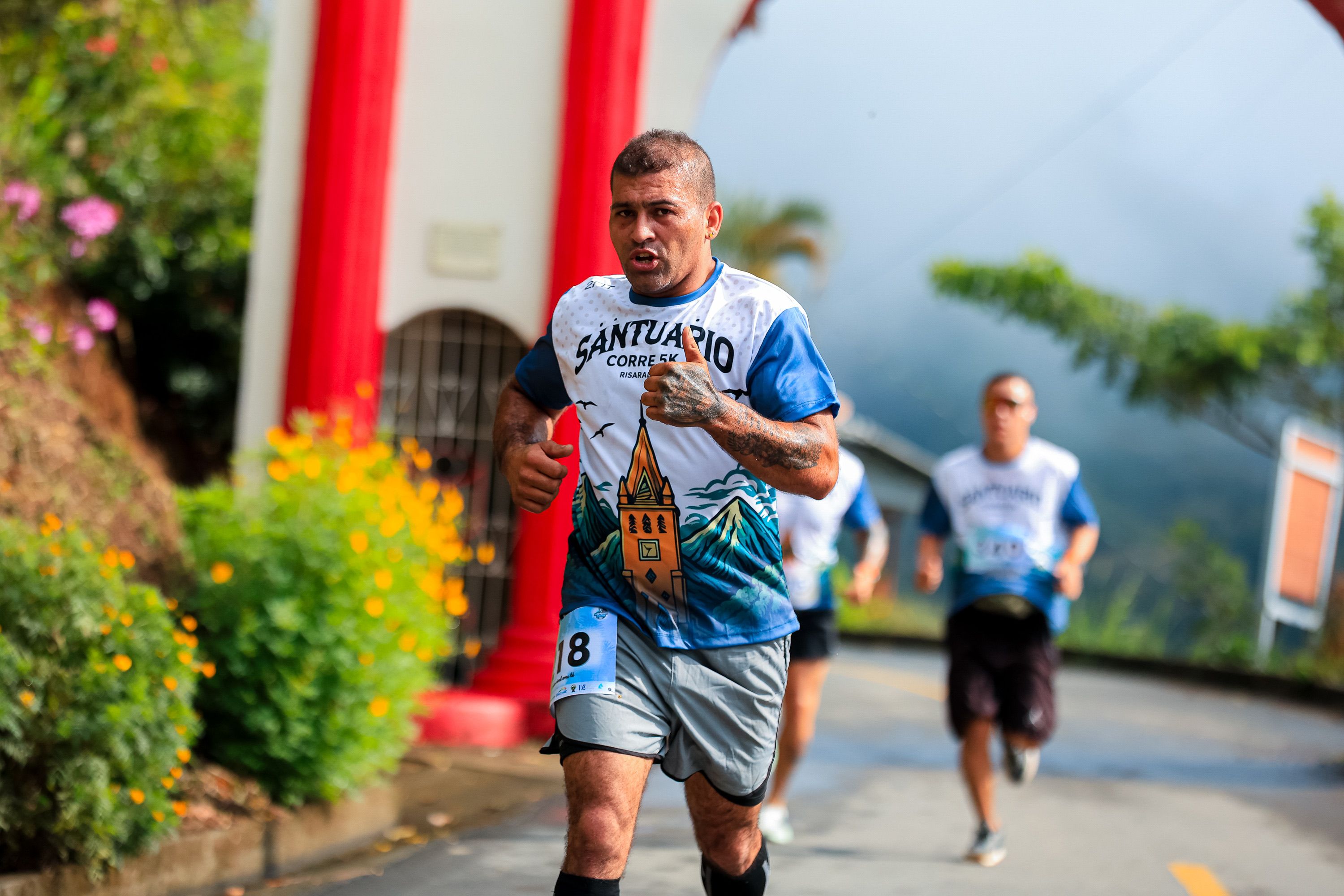 Outdoor Marathon with Focused Runner in Action · Free Stock Photo