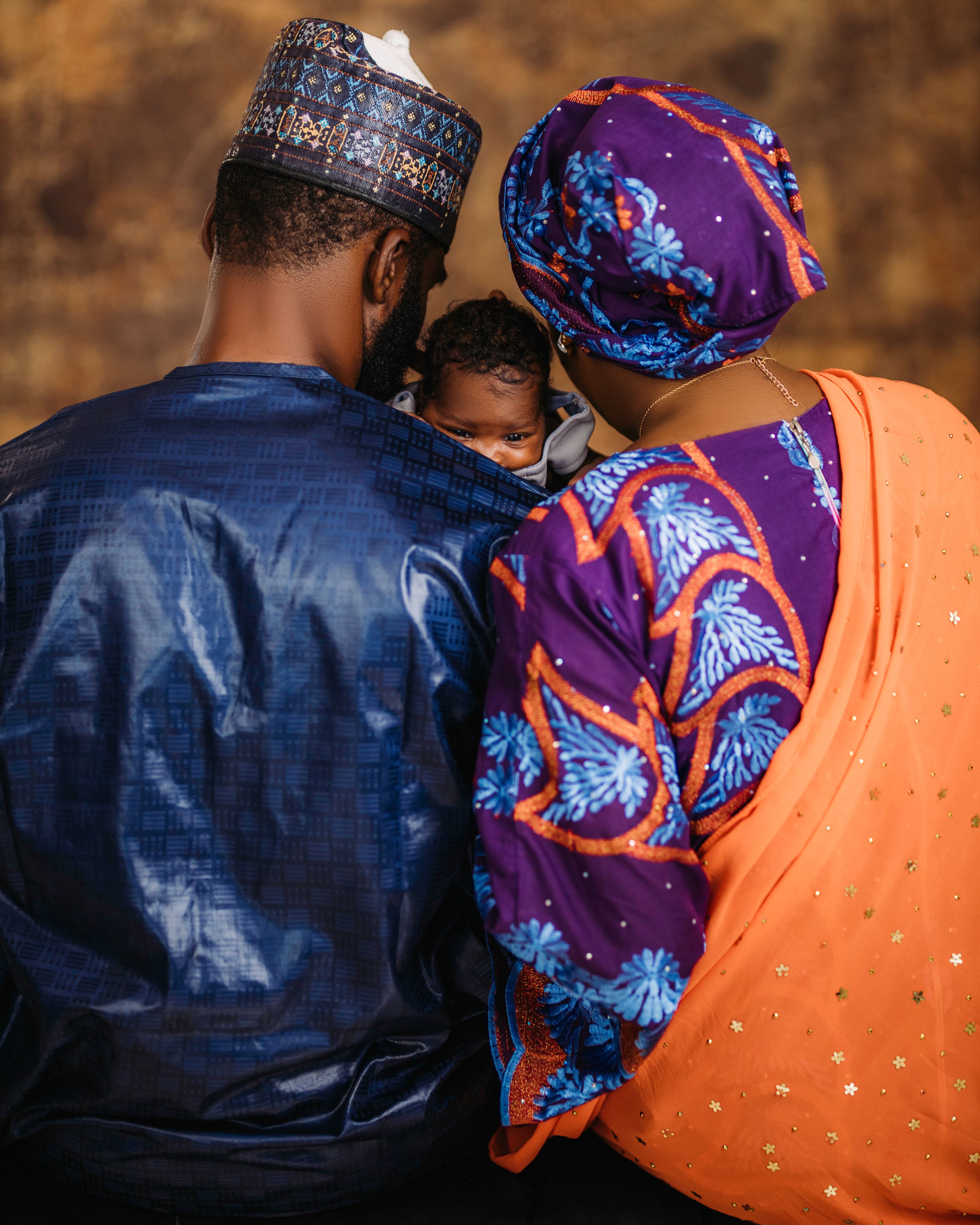 Traditional African Family Portrait with Baby · Free Stock Photo