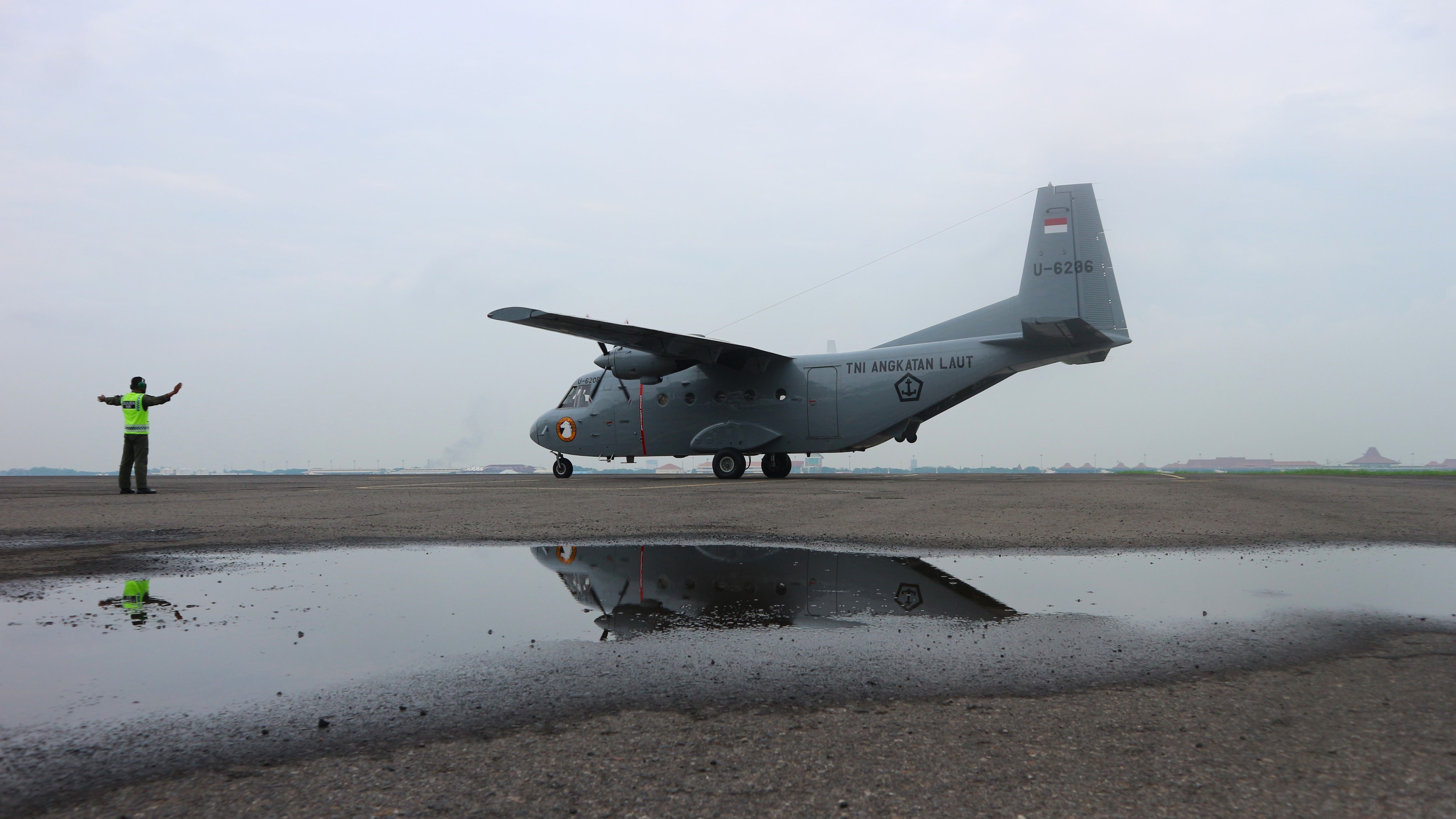 Military Aircraft on Runway in Jawa Timur, Indonesia · Free Stock Photo