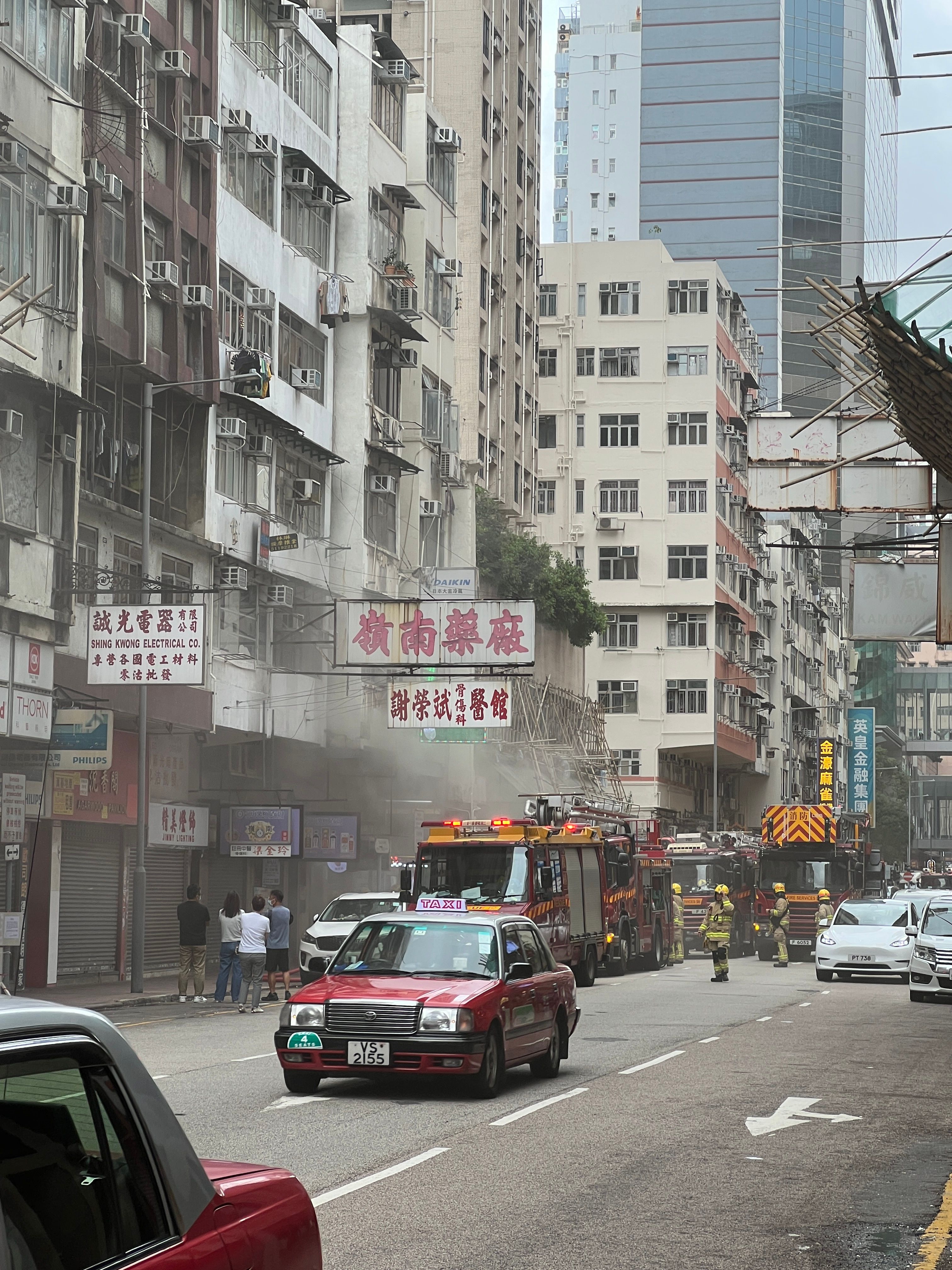 Urban Fire Emergency Response in Kowloon, Hong Kong · Free Stock Photo