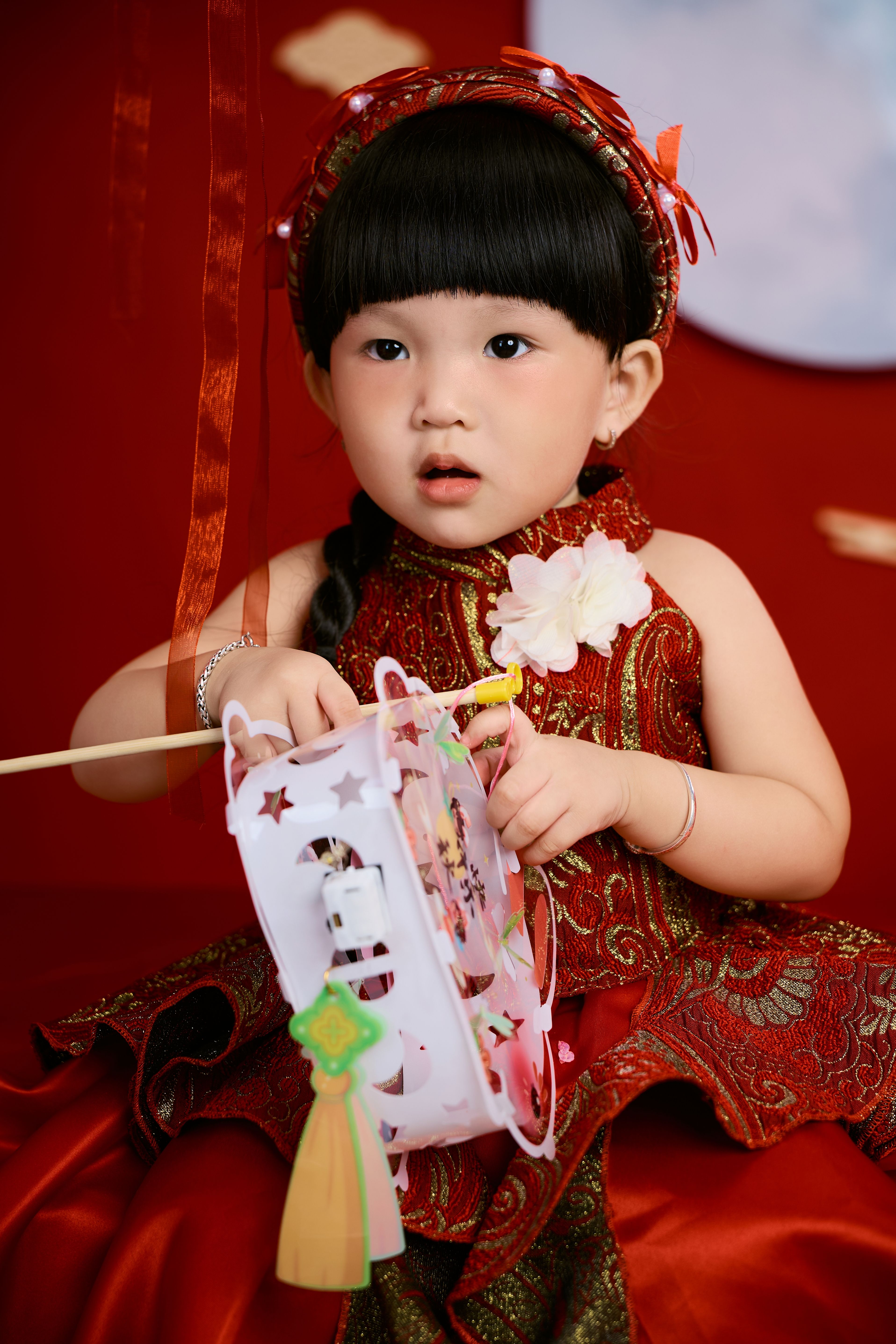 Traditional Asian Child with Lantern Celebration · Free Stock Photo