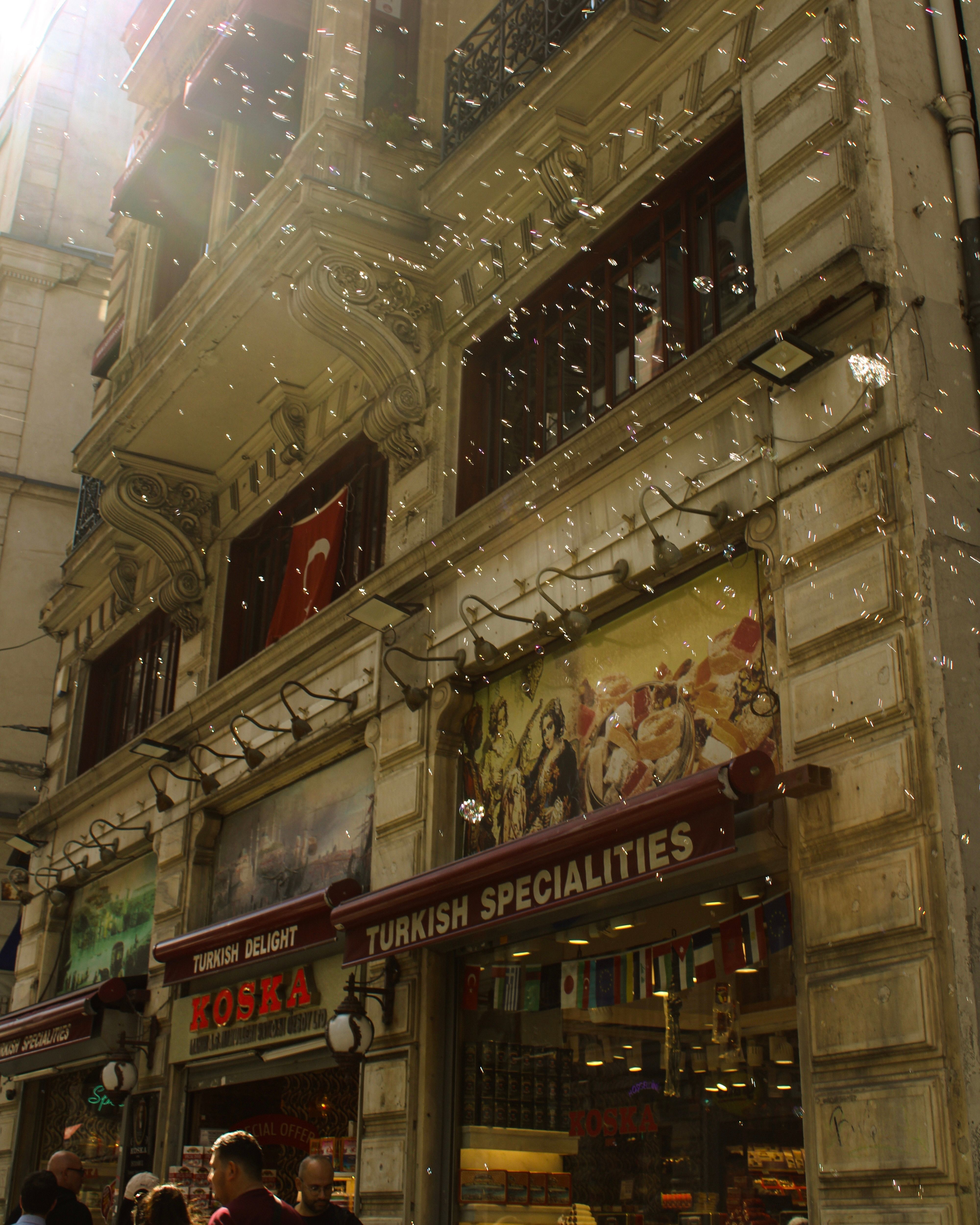 Charming Street Scene of Turkish Delights Storefront · Free Stock Photo