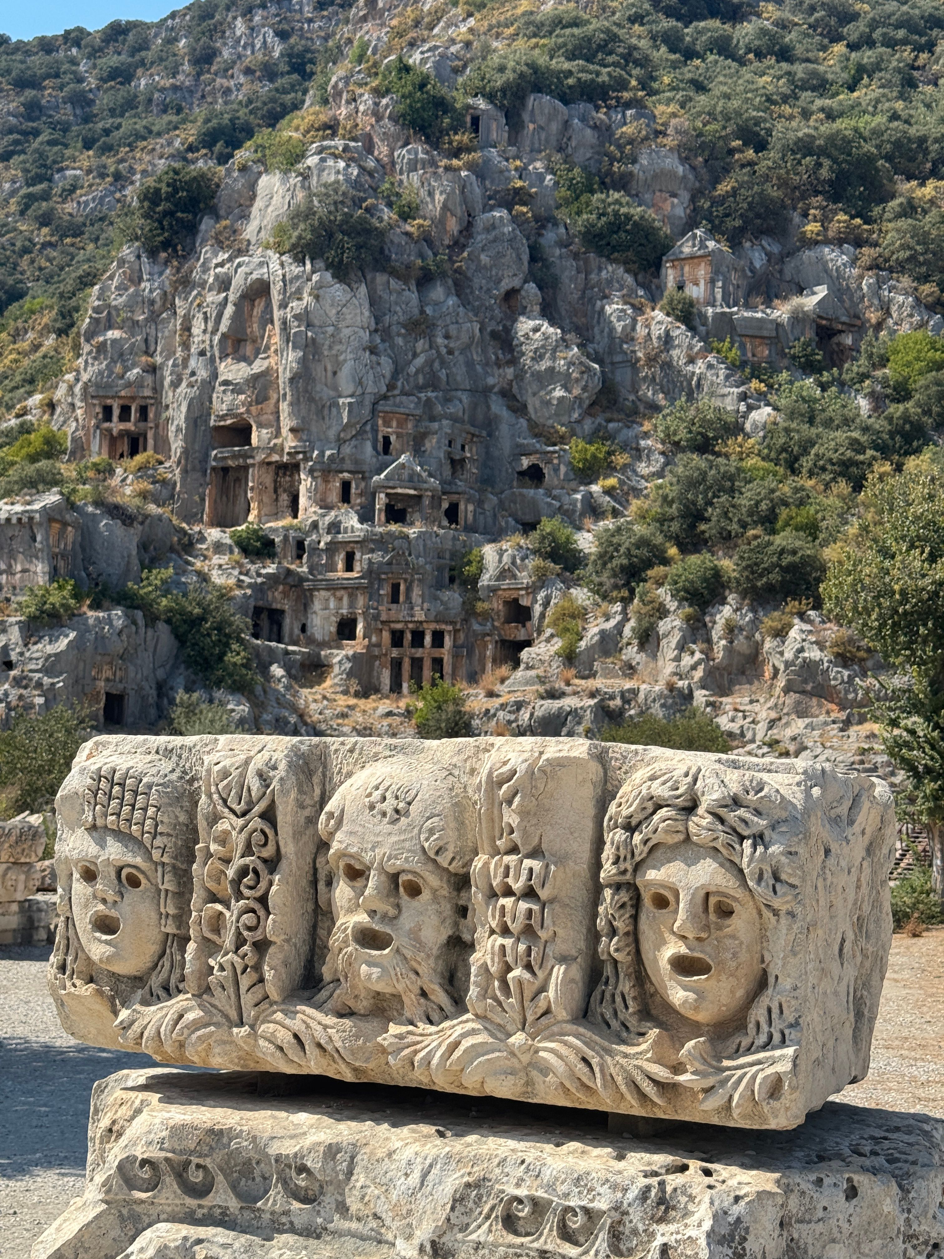 Ancient Myra Rock Tombs in Turkey's Lycian Coast · Free Stock Photo