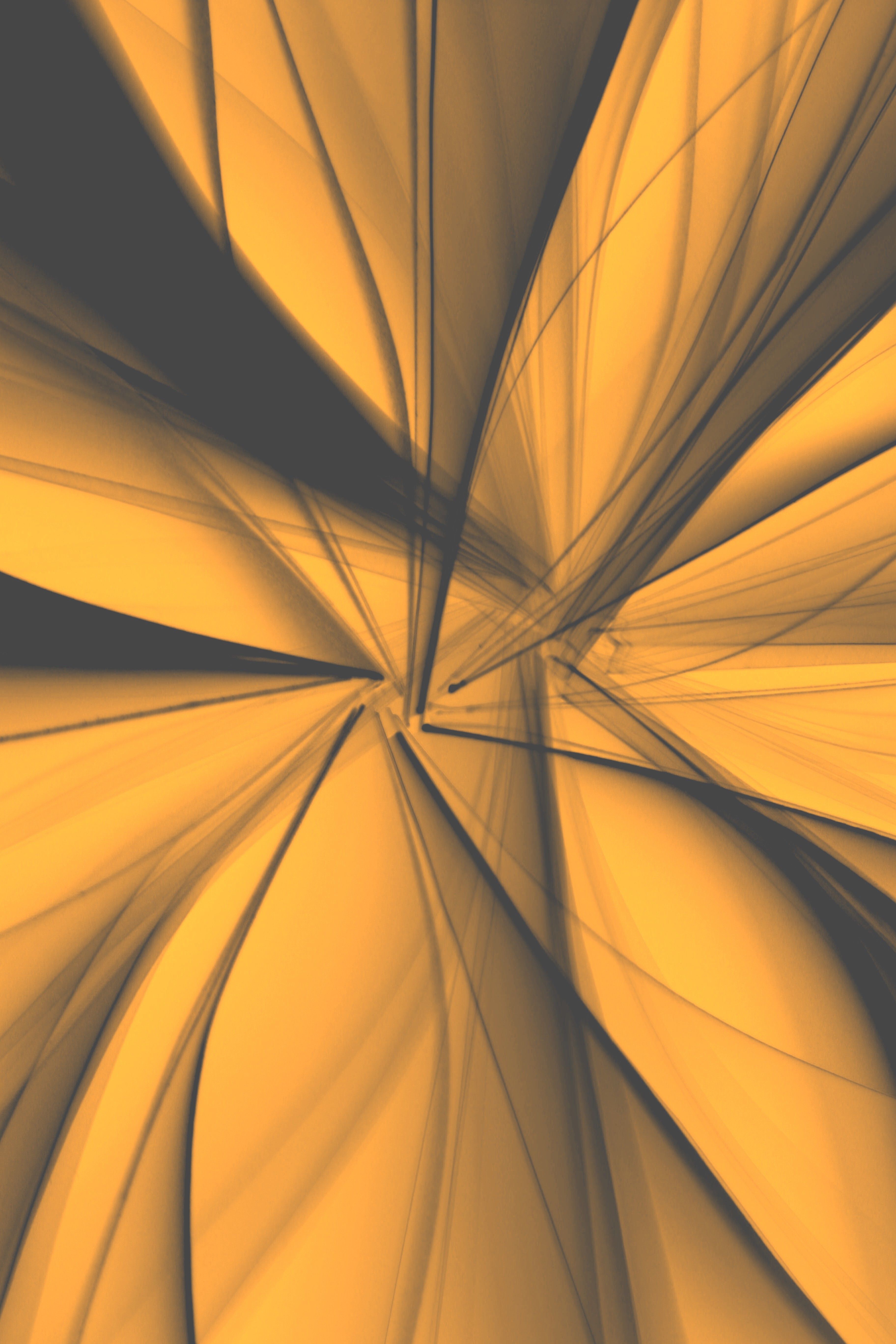 Abstract Orange Geometric Art Design · Free Stock Photo