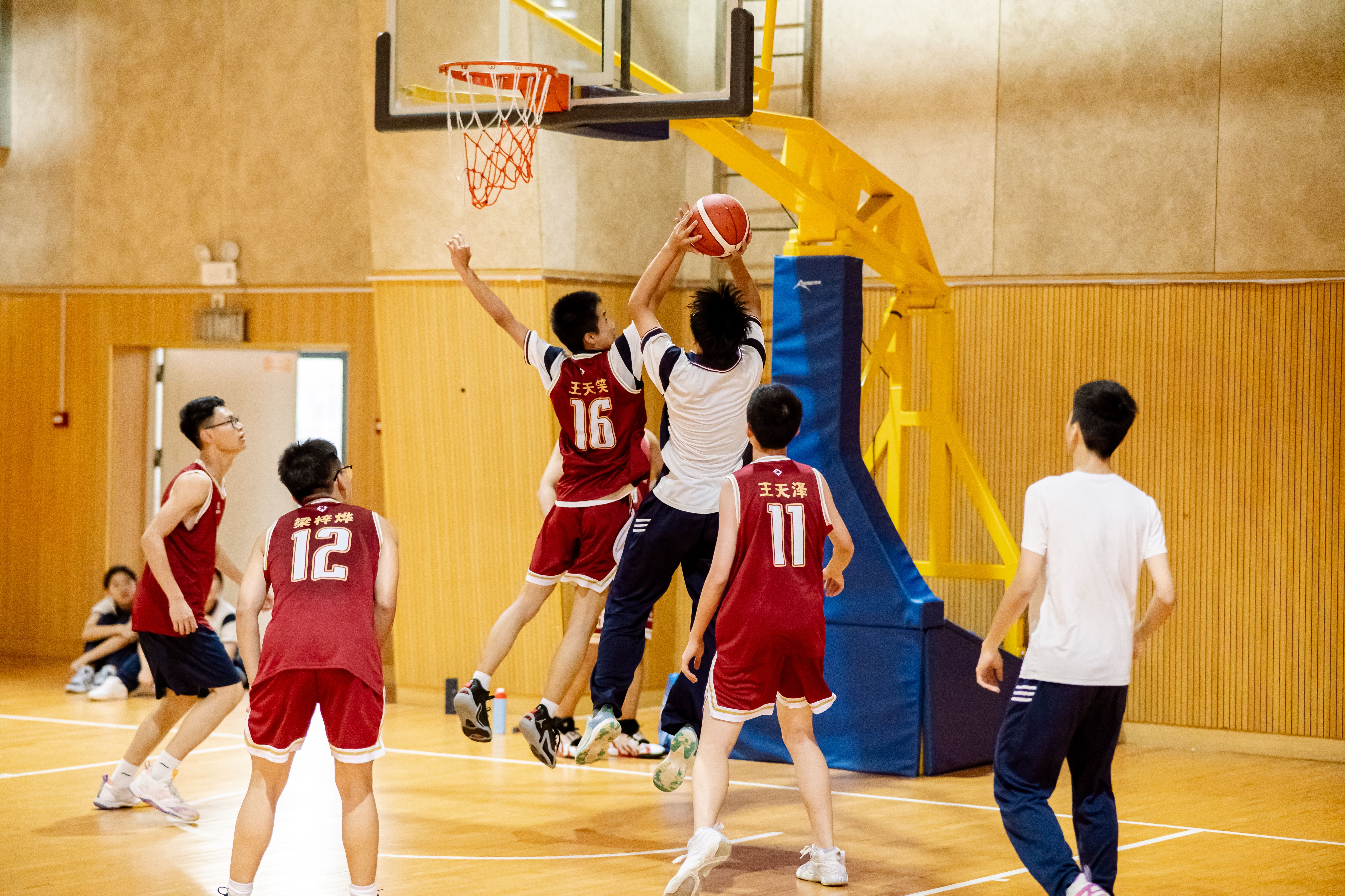 Youth Basketball Game in Indoor Sports Hall · Free Stock Photo