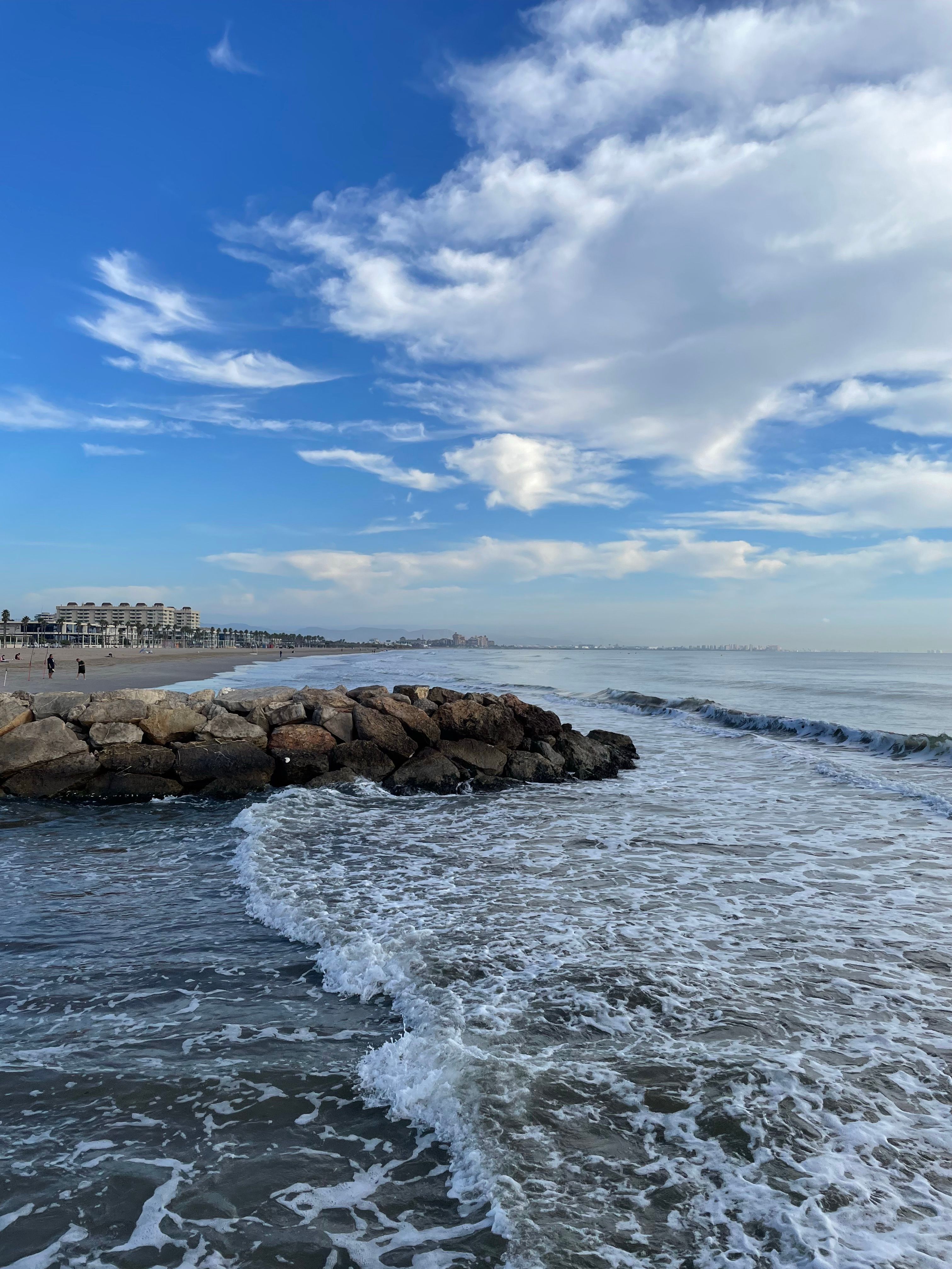 Scenic Ocean View with Blue Sky and Clouds · Free Stock Photo
