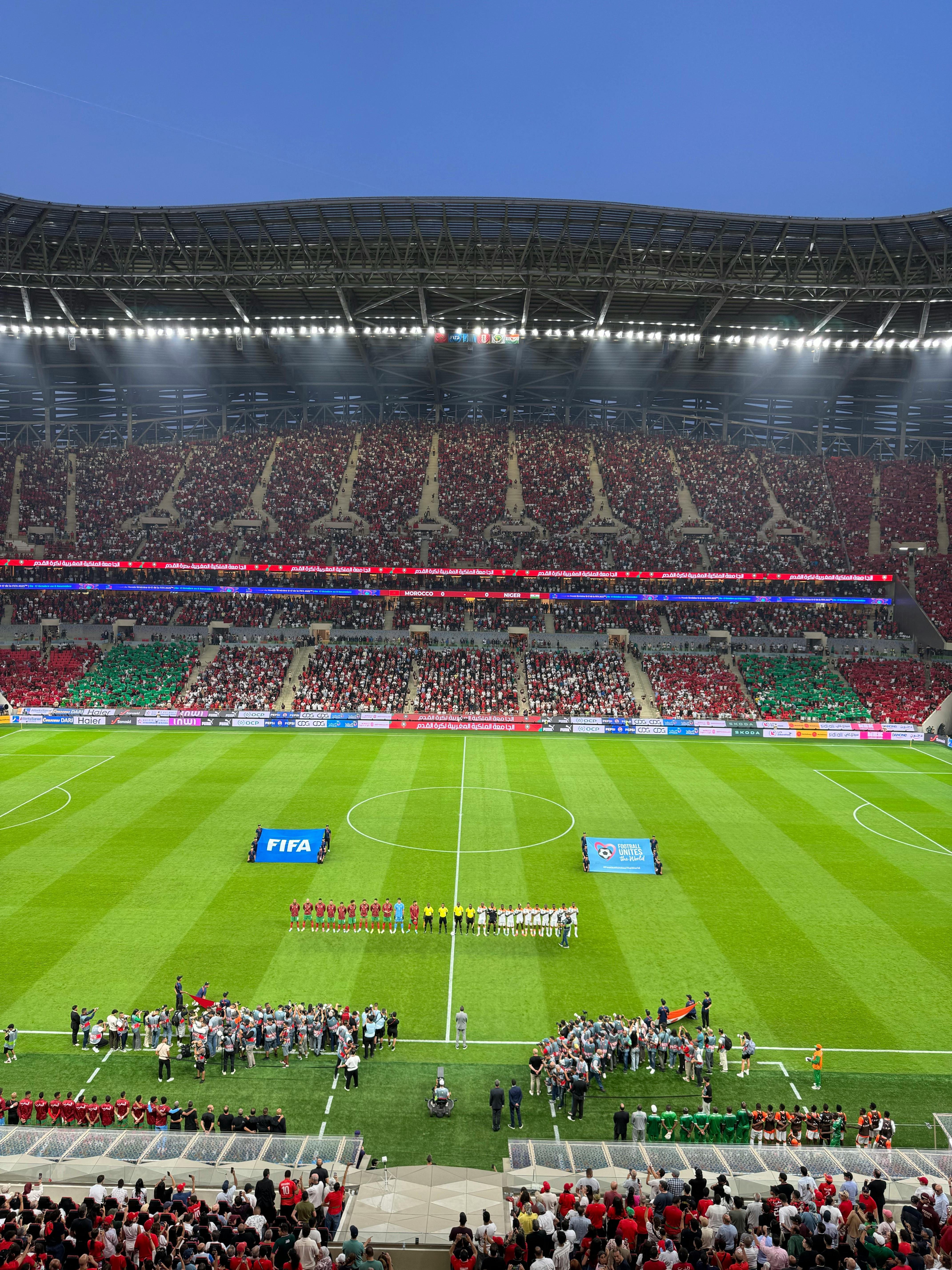 Exciting FIFA Football Match in Morocco Stadium · Free Stock Photo