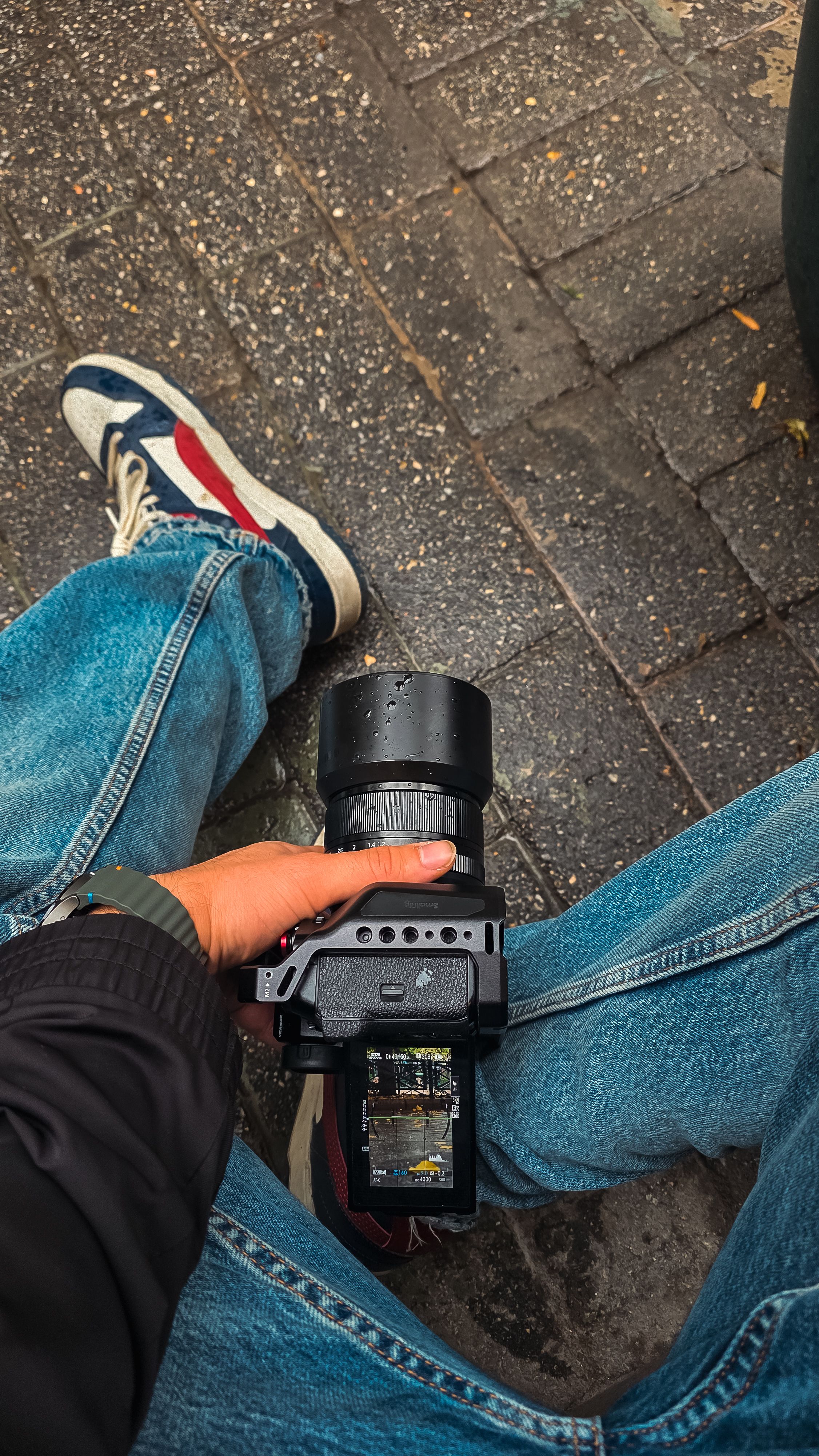 Casual Street Photography with Camera Setup · Free Stock Photo