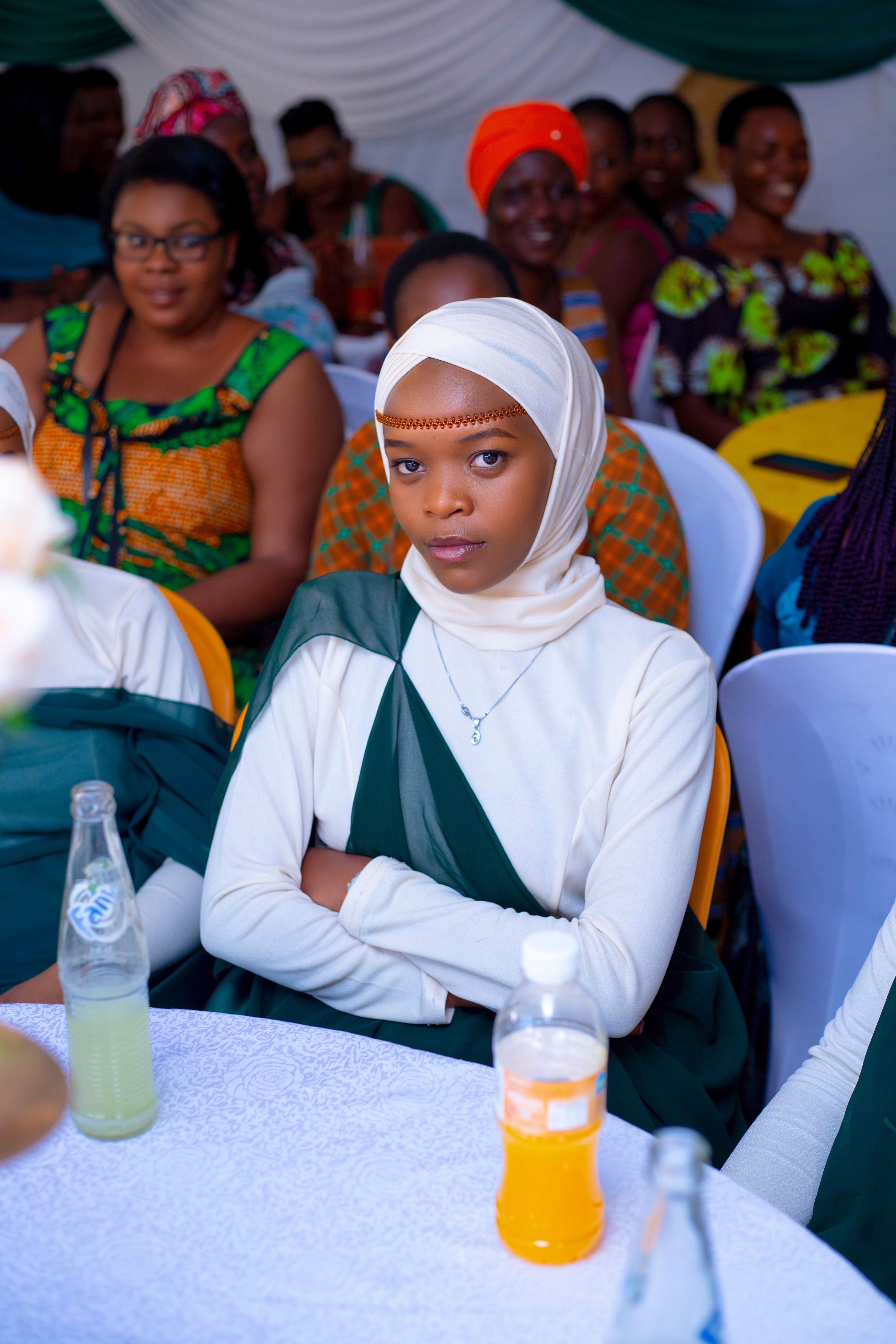 Elegant Gathering with Diverse Cultural Attire · Free Stock Photo