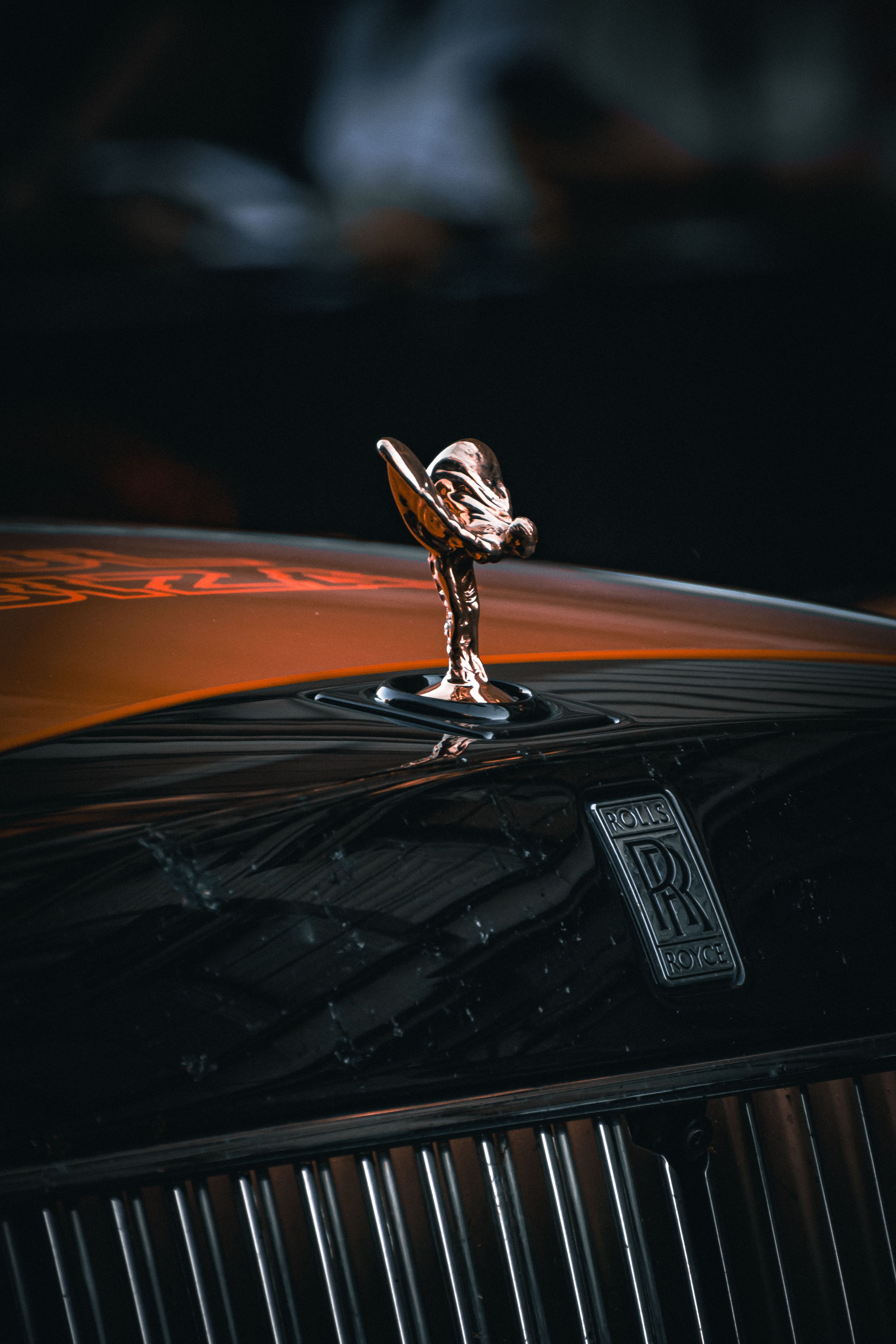 Luxurious Car Hood Ornament Close-Up Shot · Free Stock Photo