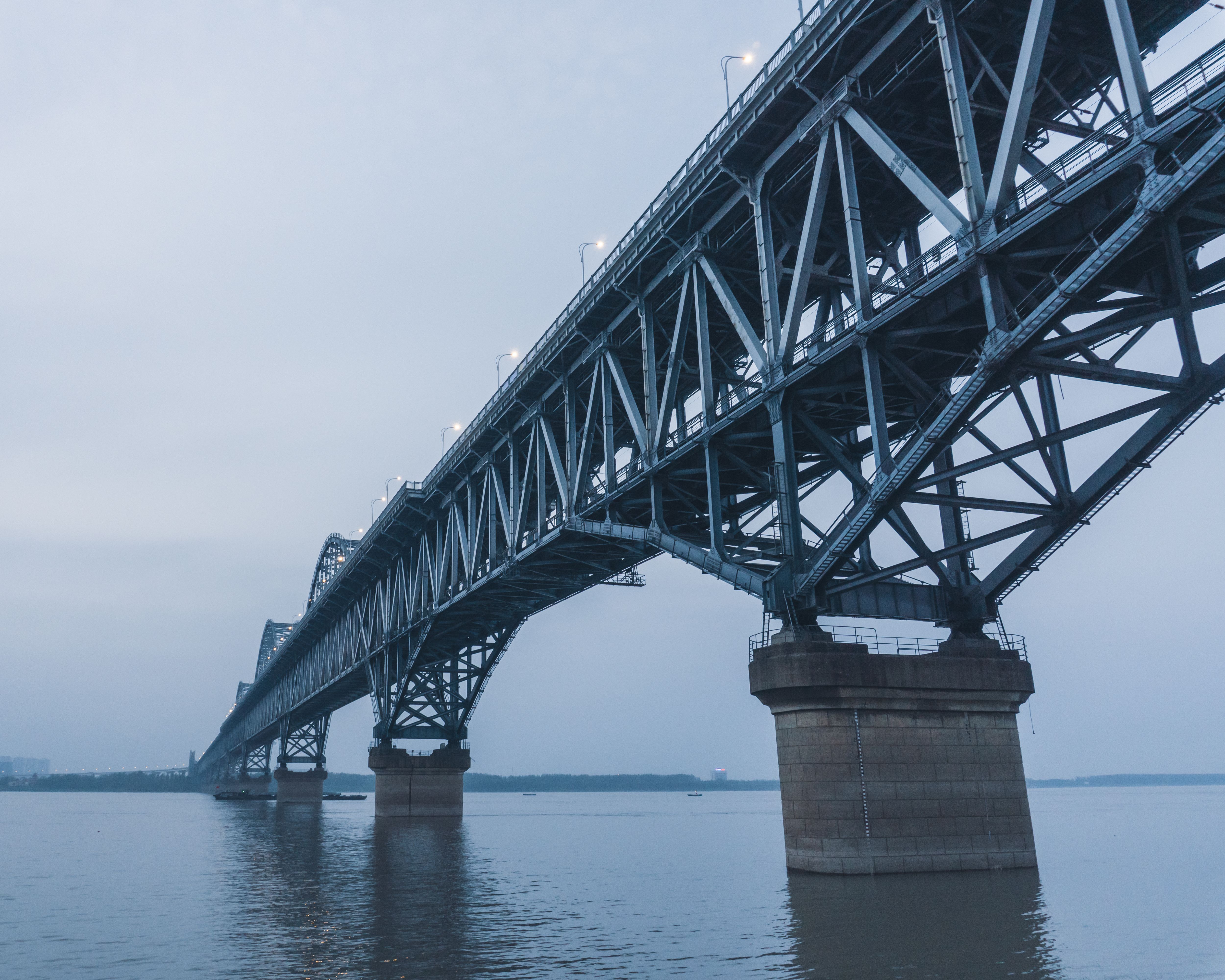 Expansive Bridge Over Yangtze River, Juijiang · Free Stock Photo